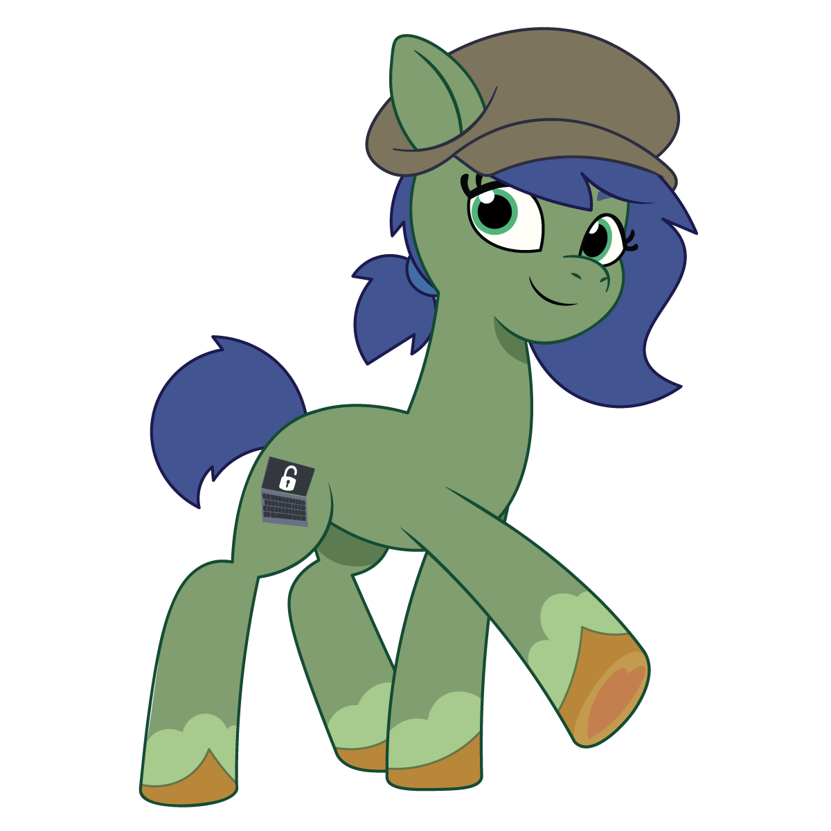 #3516548 - safe, artist:prixy05, oc, oc:gray hat, earth pony, pony, g5, my little pony: tell ...