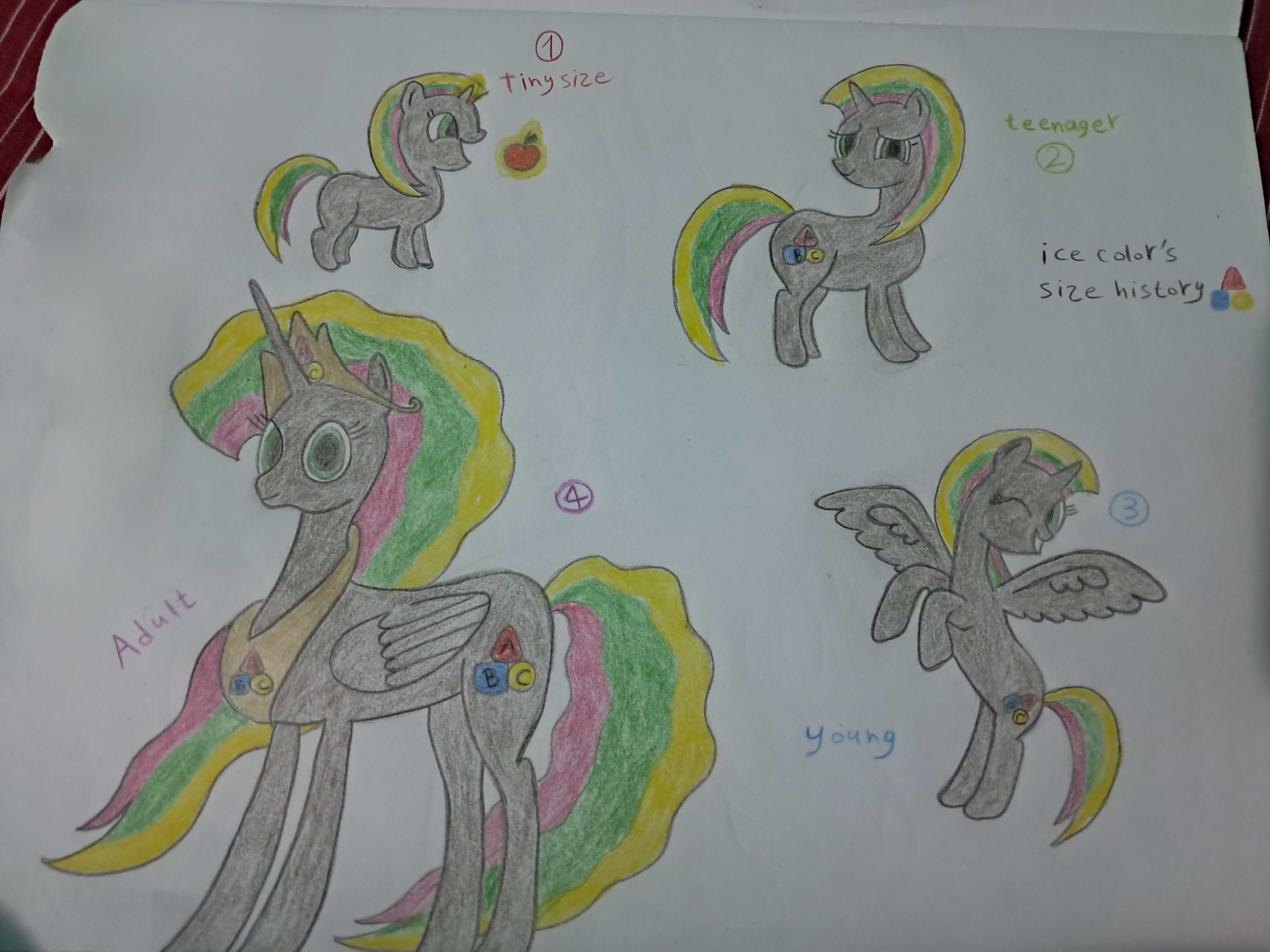 #3516550 - safe, artist:princess ice color twinkle, oc, oc:ice color ...