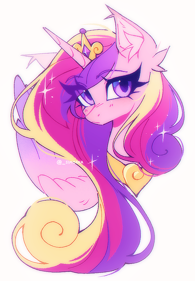 #3503683 - safe, artist:_simosha, princess cadance, alicorn, pony, g4 ...