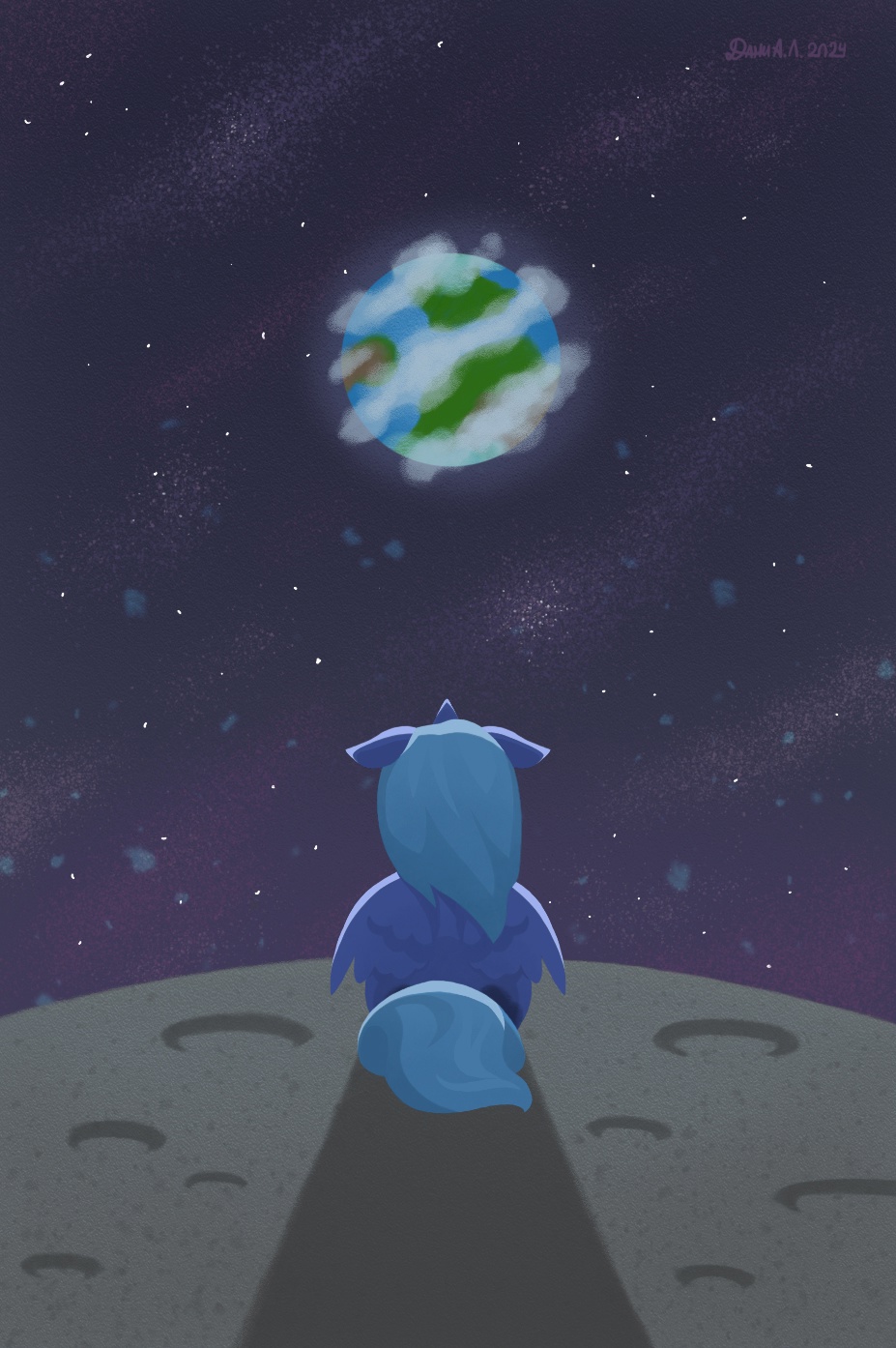 #3504247 - safe, artist:dany-the-hell-fox, princess luna, alicorn, pony ...