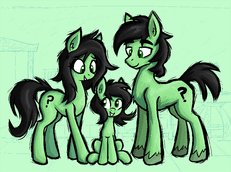 #3504931 - safe, artist:daze, oc, oc:anon stallion, oc:anon-mare, oc ...