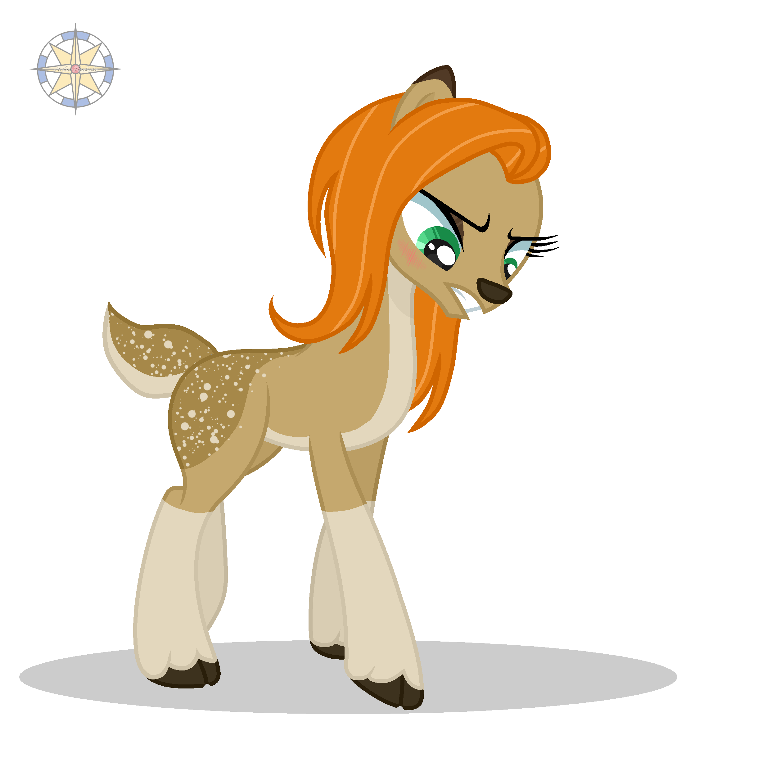 #3292459 - safe, artist:r4hucksake, oc, oc only, oc:copper beech, deer ...