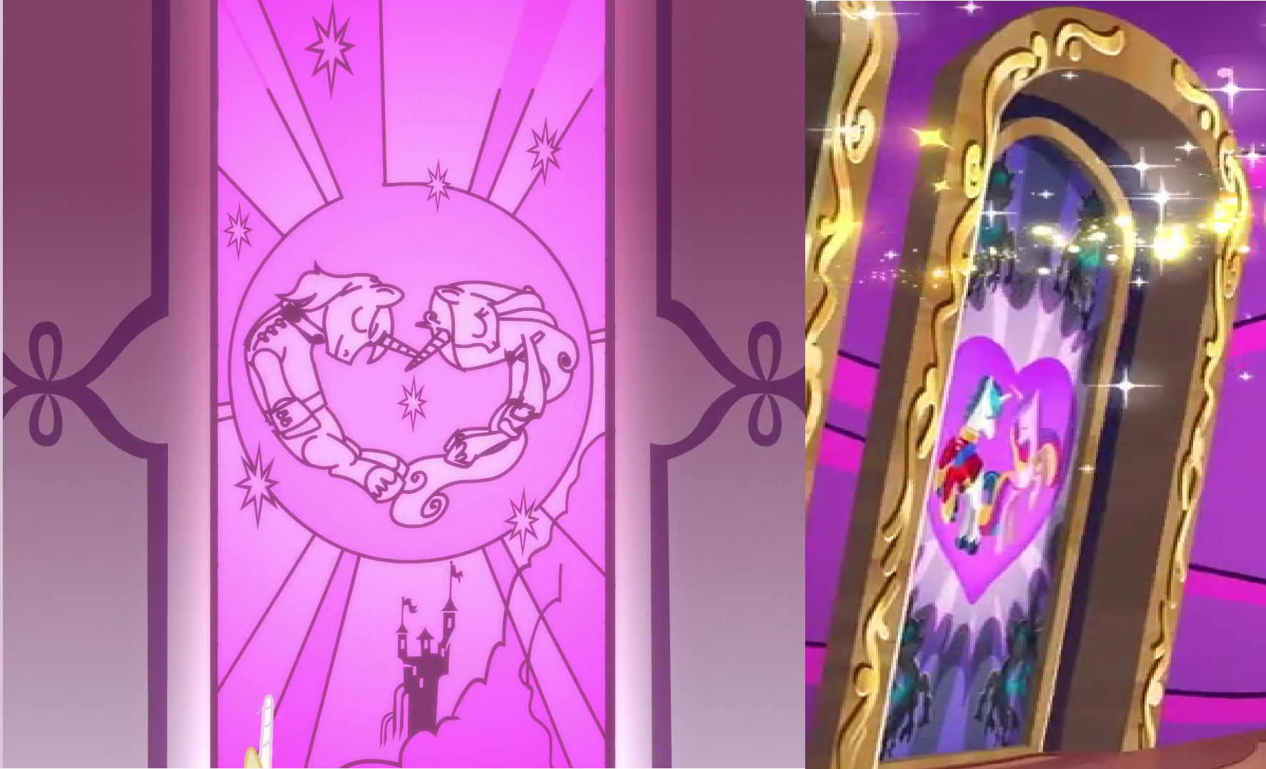 #3299110 - safe, edit, edited screencap, screencap, princess cadance, shining armor, alicorn ...