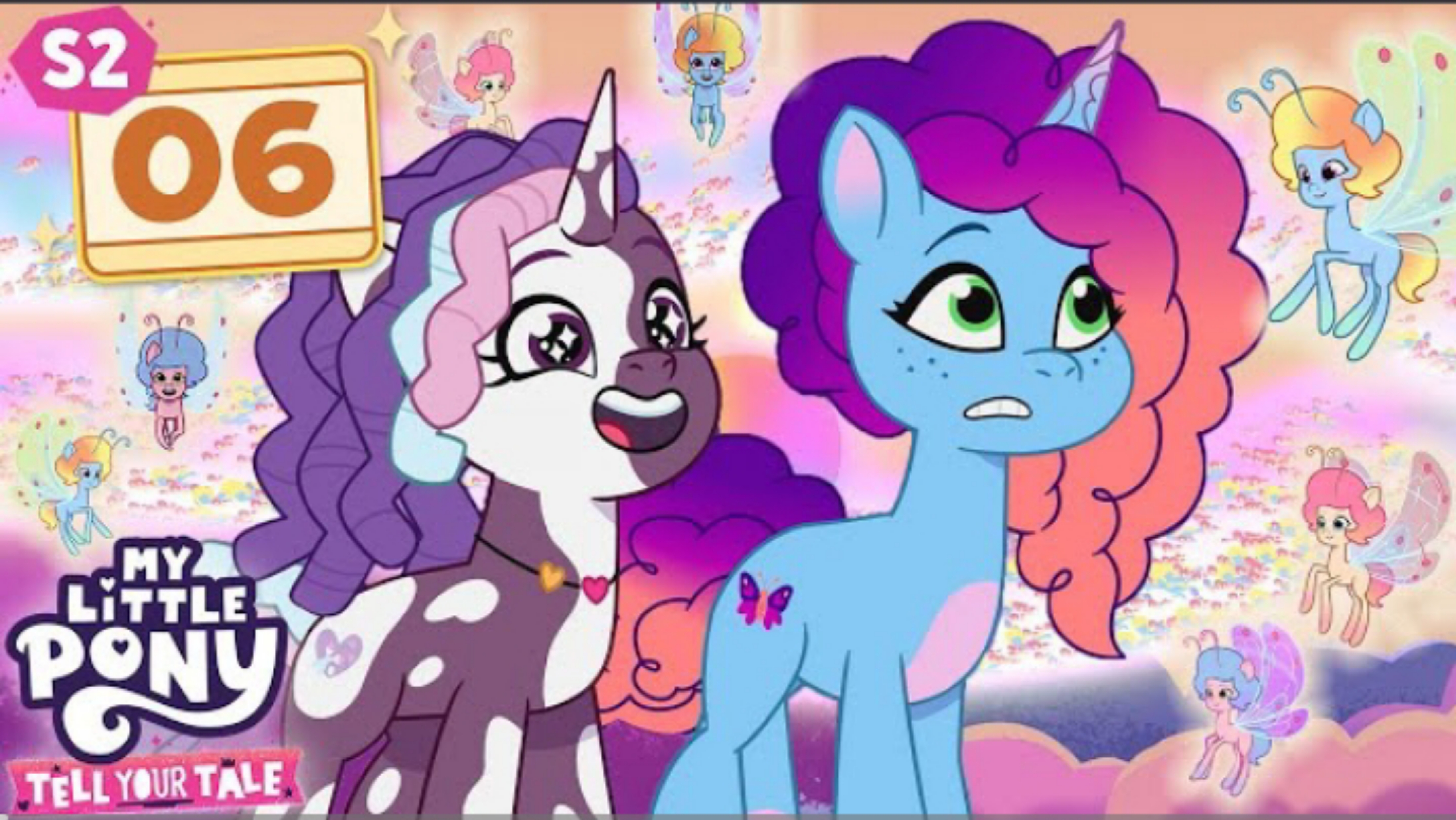 #3302342 - safe, screencap, misty brightdawn, violette rainbow, breezie ...