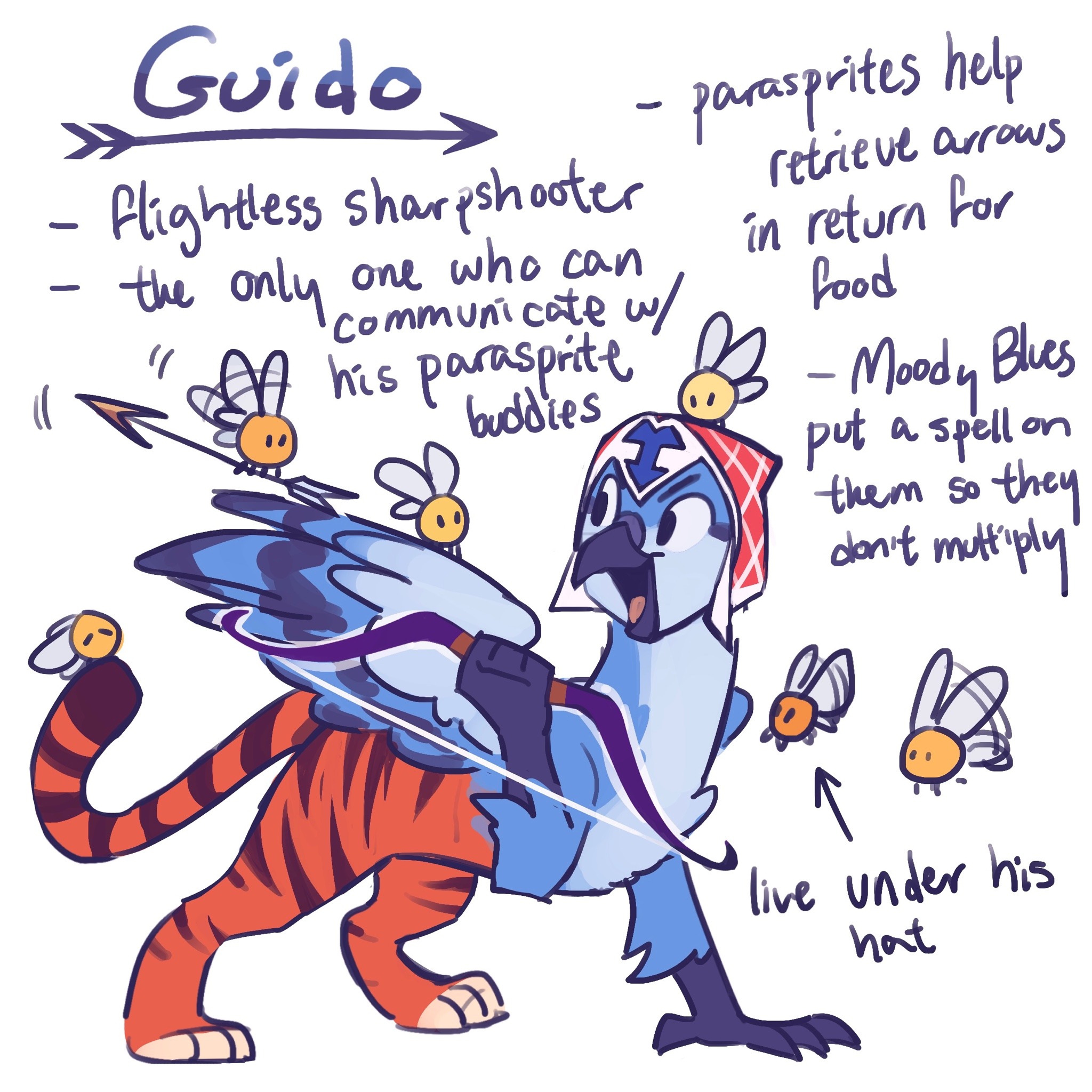 #3304579 - safe, artist:regularcitrus, griffon, parasprite, mlp x jojo ...