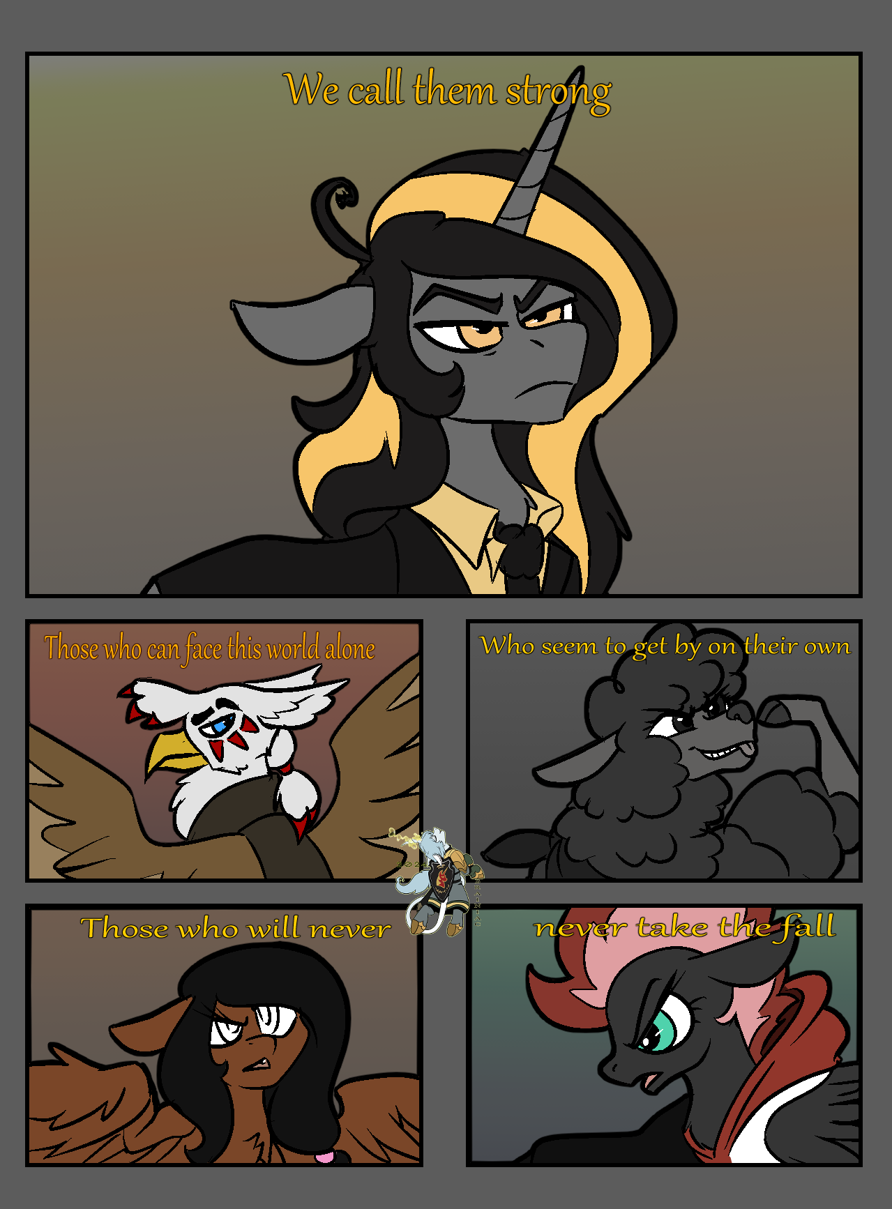 #3307337 - safe, artist:brainiac, oc, oc only, oc:cinder blaze, oc ...