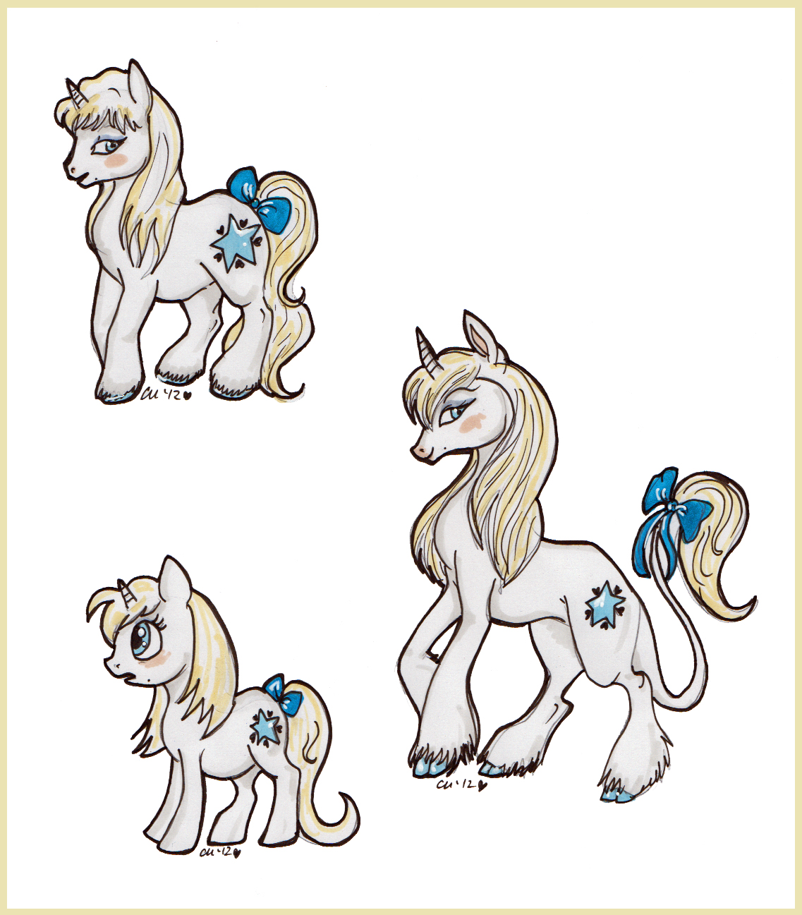 #3310850 - safe, artist:twinklestahh, oc, oc only, classical unicorn ...