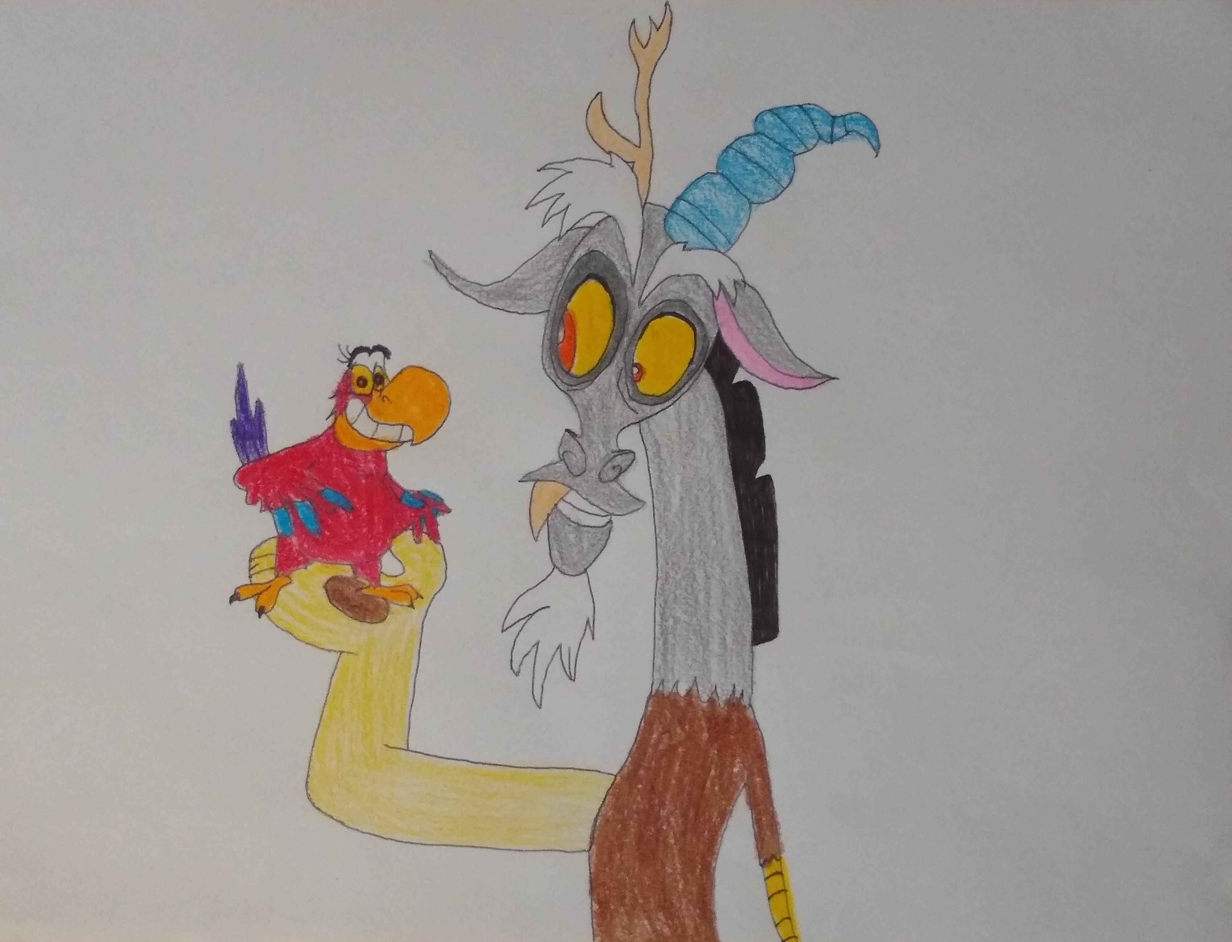 #3296295 - safe, anonymous artist, discord, bird, draconequus, parrot ...