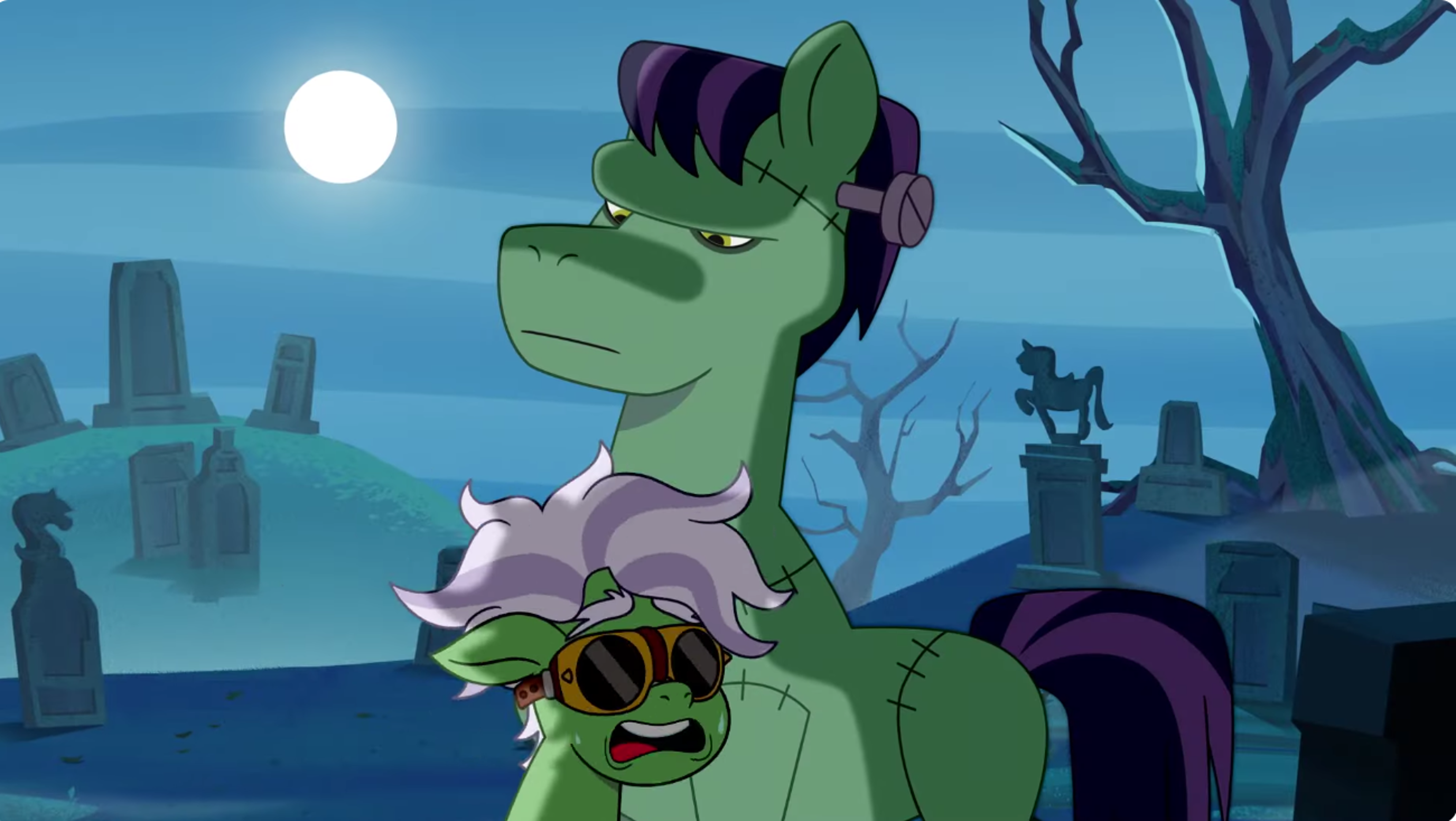 #3296957 - safe, screencap, frankenstallion, earth pony, pony, g5 ...