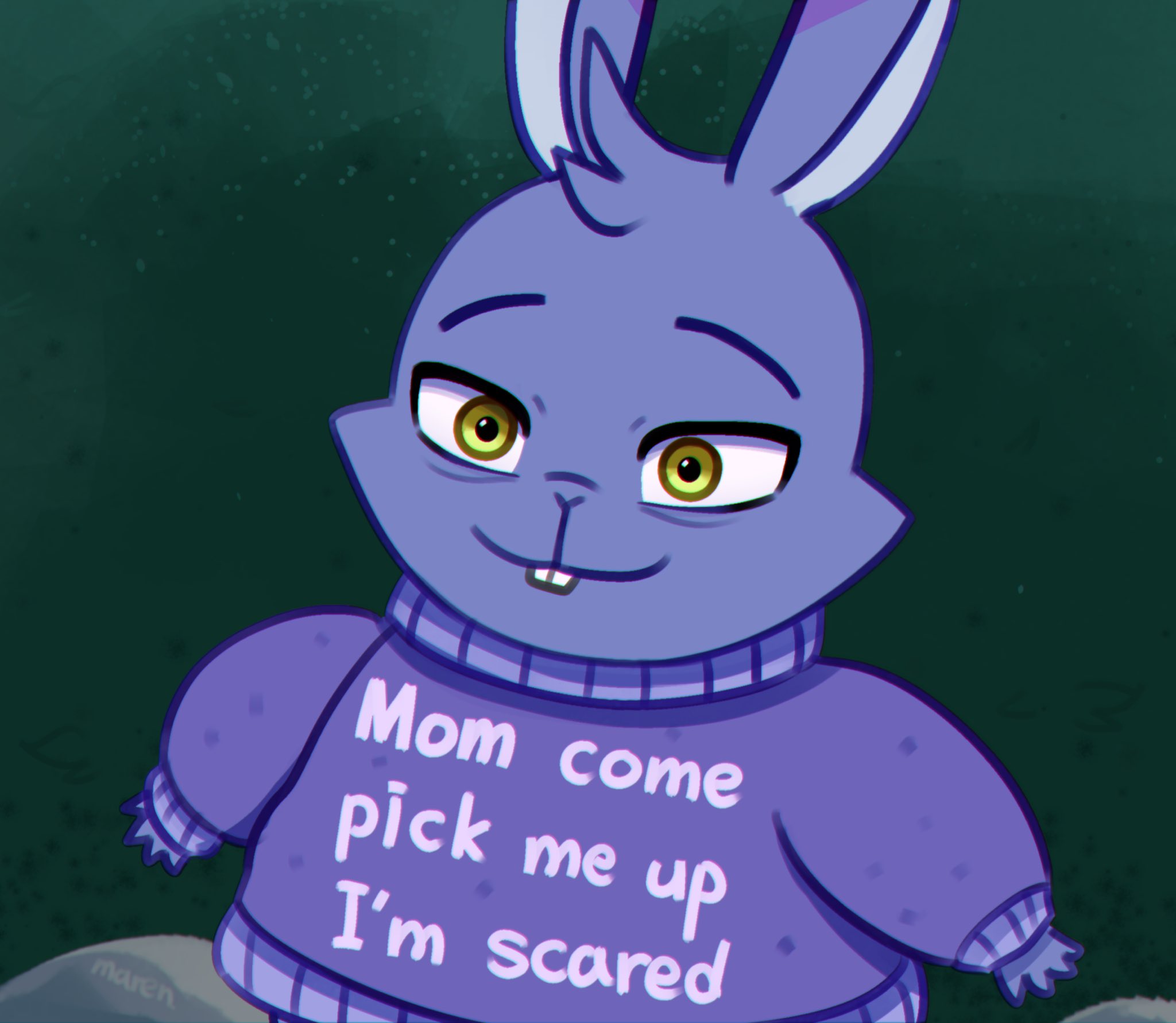 #3319393 - safe, alternate version, artist:maren, twitch (g5), rabbit ...