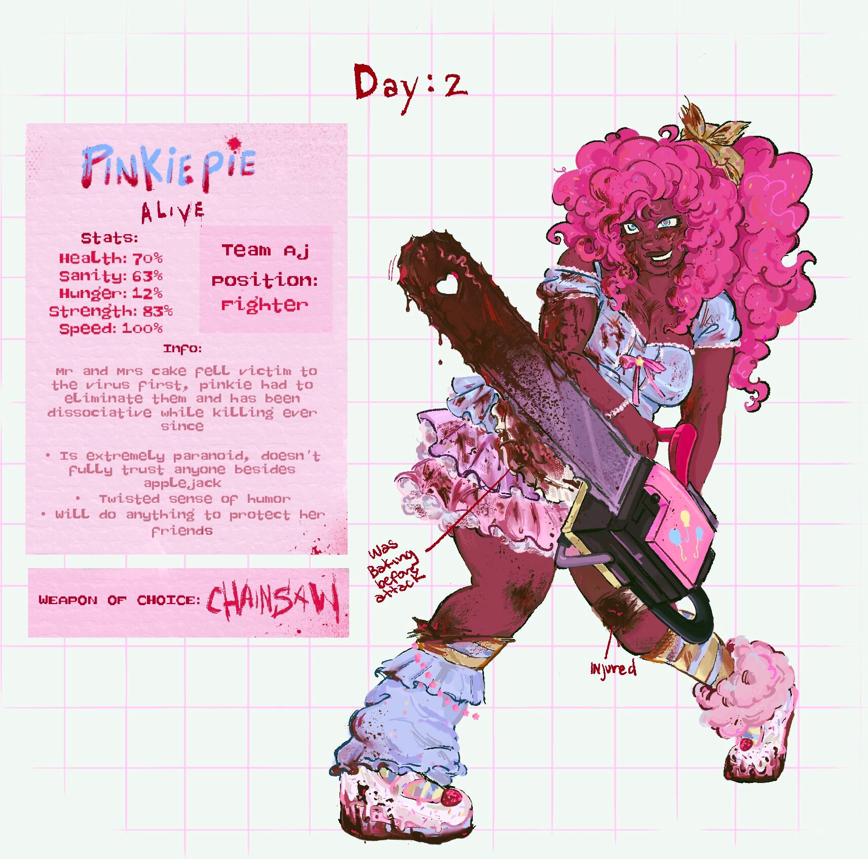 #3320755 - semi-grimdark, artist:eeriezoundzz, pinkie pie, human, g4 ...