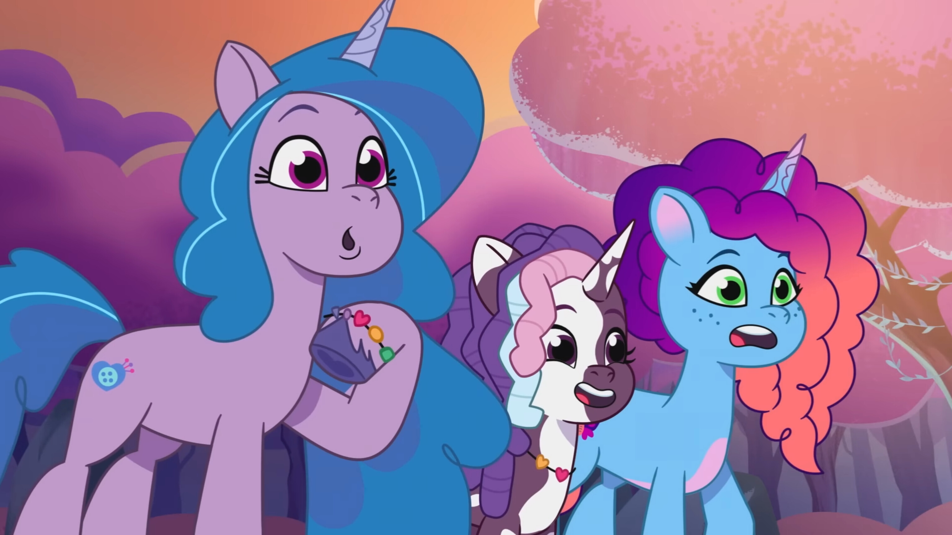 #3313624 - safe, screencap, izzy moonbow, misty brightdawn, pony ...