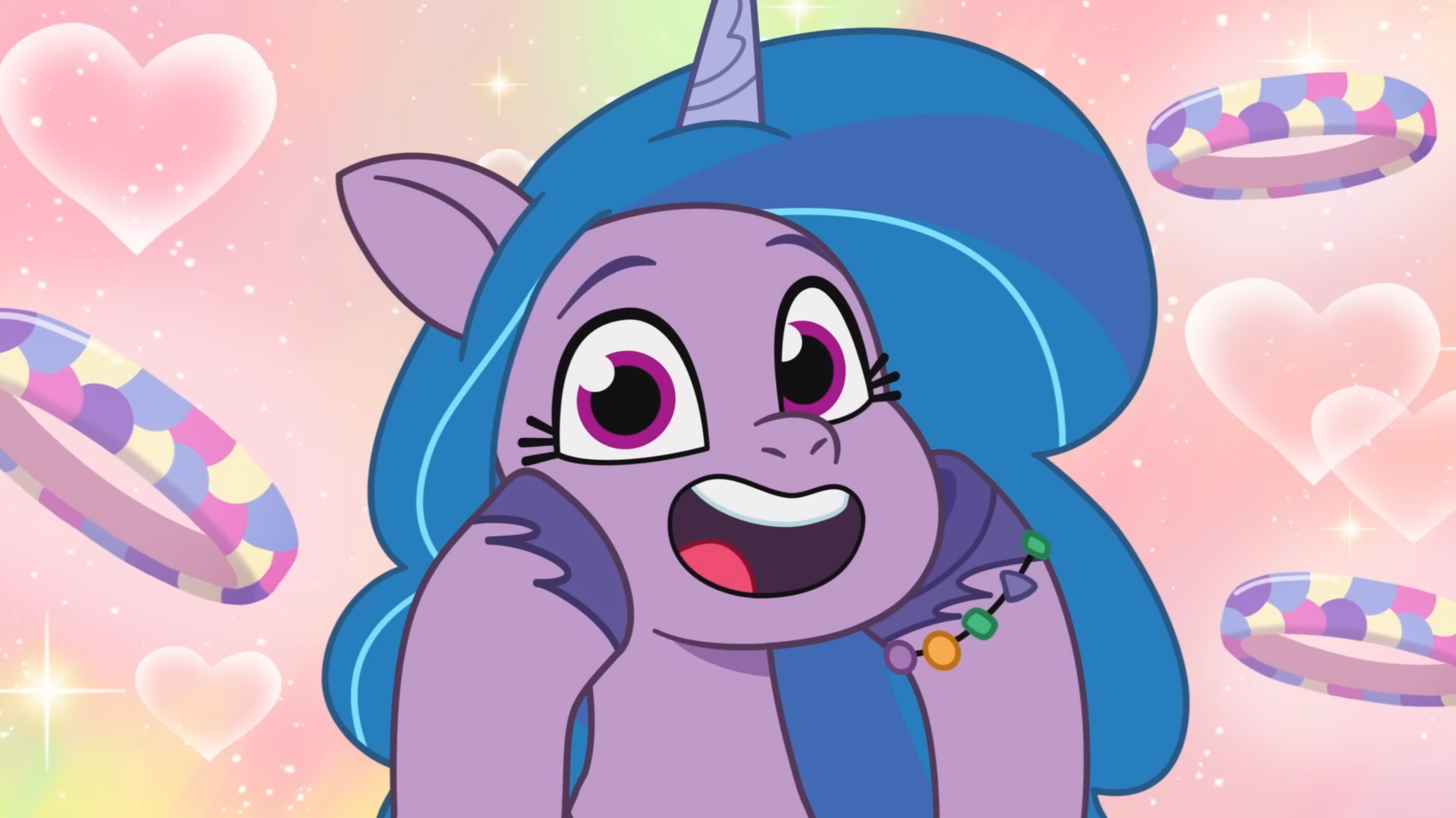 #3313653 - safe, screencap, izzy moonbow, pony, unicorn, g5, my little ...