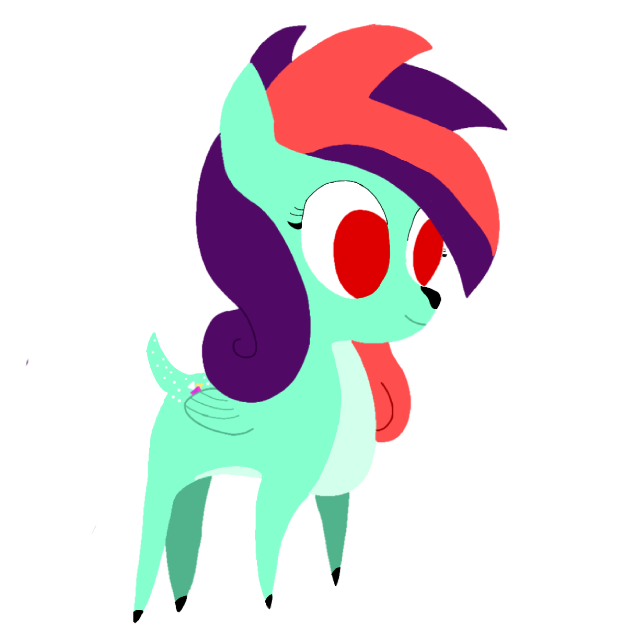 #3326524 - safe, artist:skycandy, oc, oc only, oc:skycandy, deer, simple background, solo, white ...