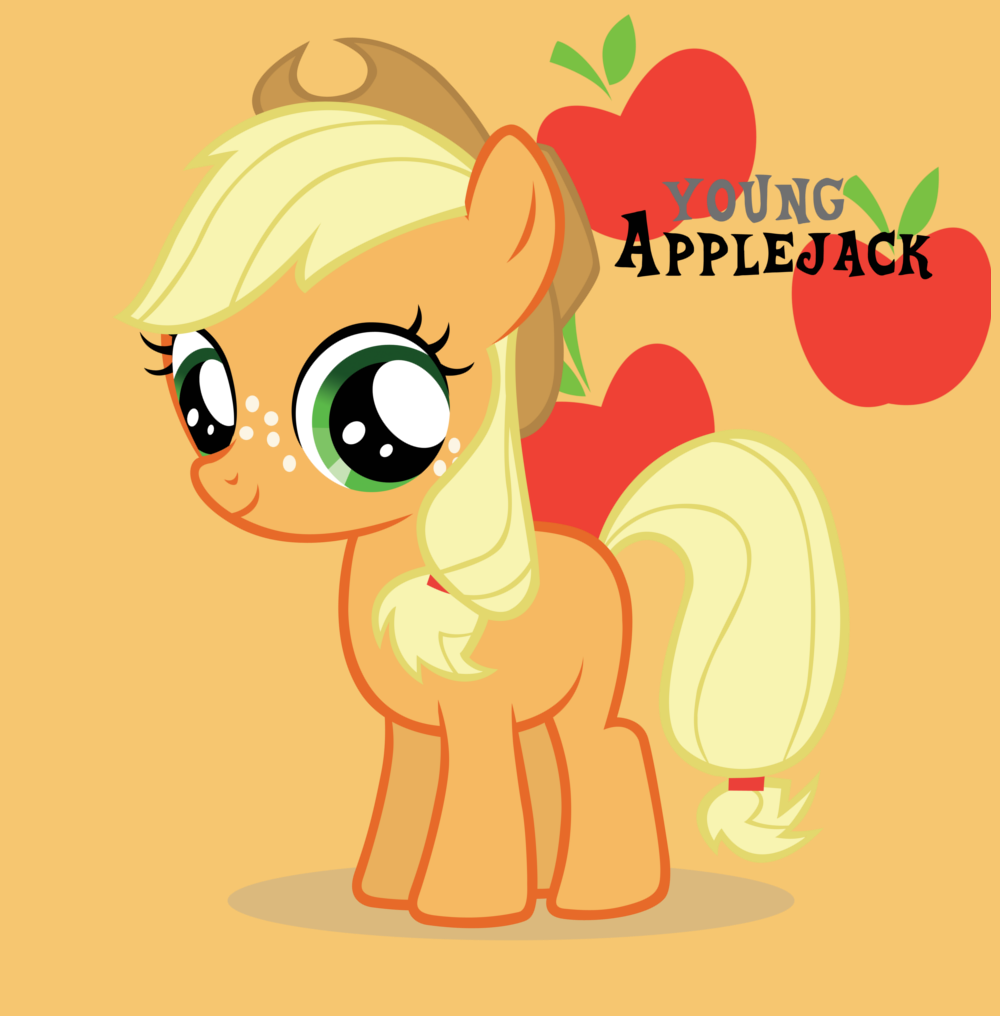 #3327161 - safe, applejack, earth pony, pony, g4, blank flank, female, filly, filly applejack ...