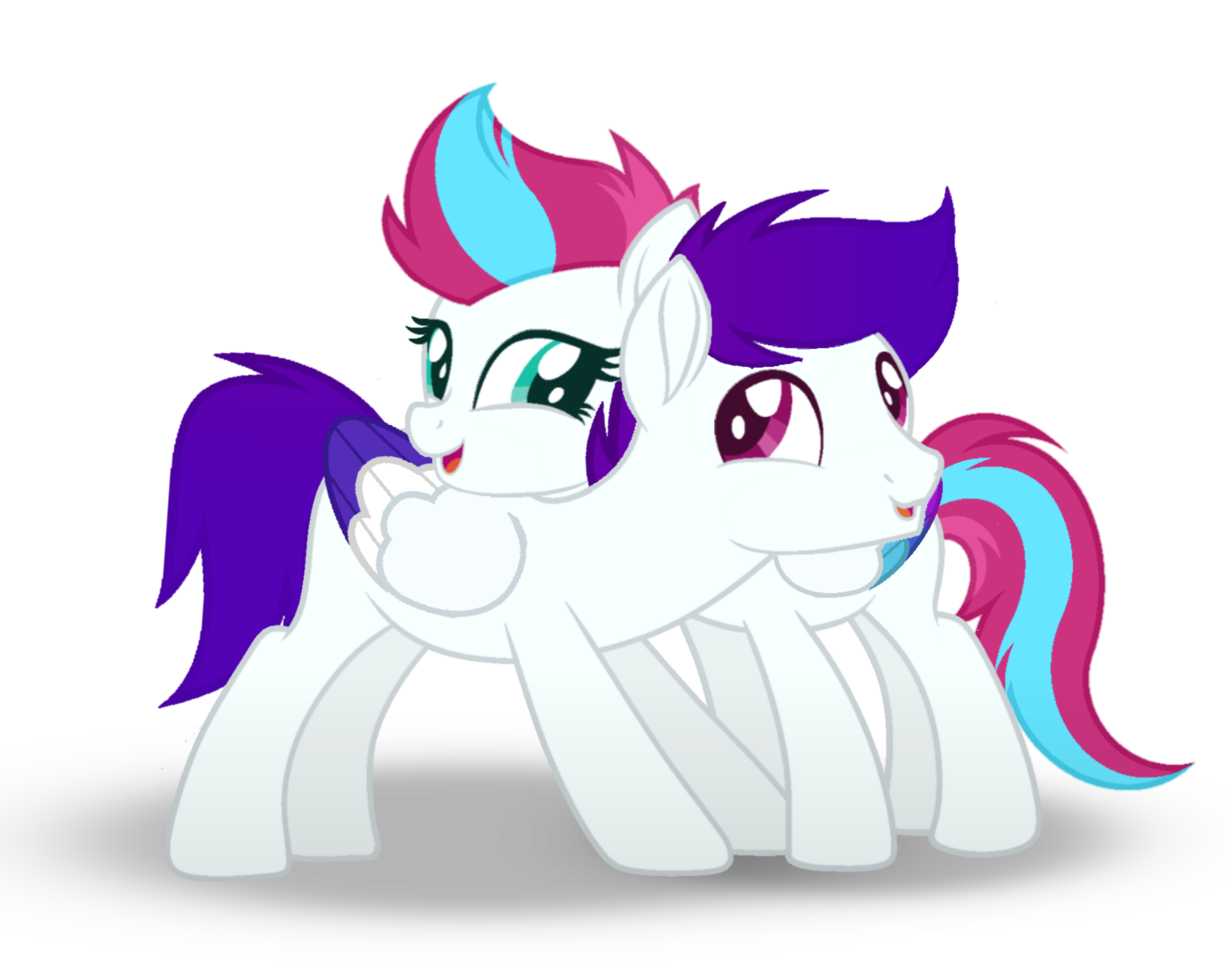 #3328614 - safe, artist:ramixe dash, zipp storm, oc, oc:lightning stars ...