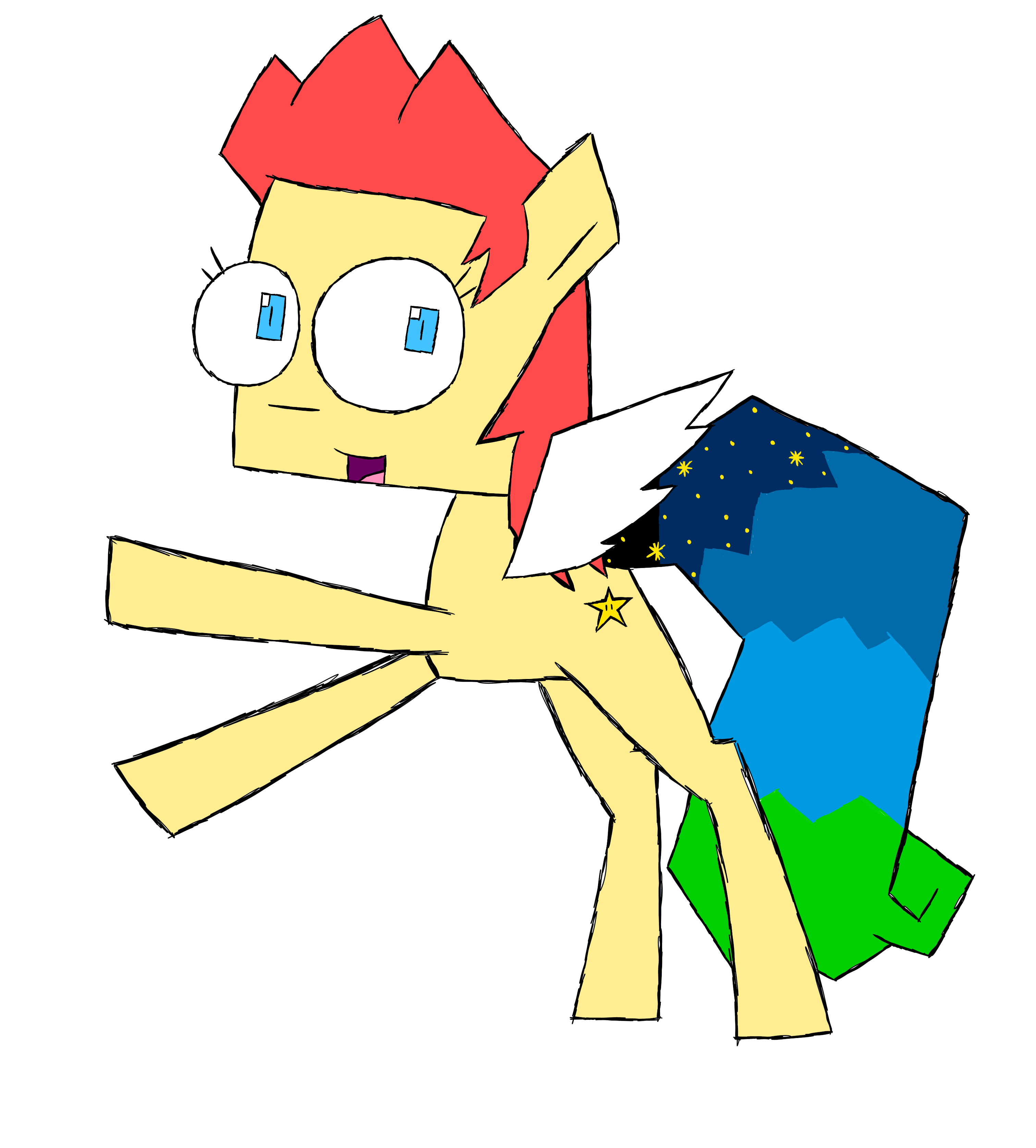 #3317532 - safe, artist:professorventurer, oc, oc only, oc:power star ...