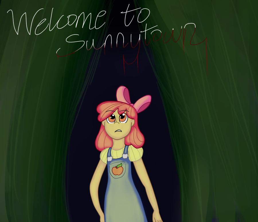 #3318155 - grimdark, artist:zimgalforevah, apple bloom, human, story of ...