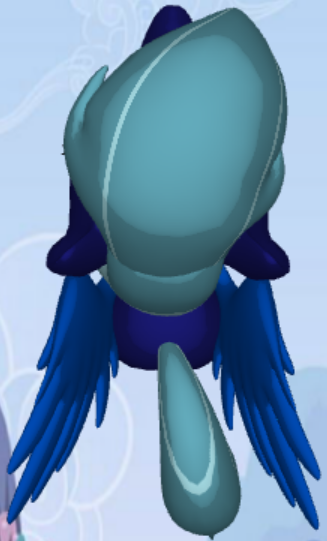 #3334679 - safe, oc, oc only, oc:midnight space, pegasus, 3d pony creator, large wings, male ...