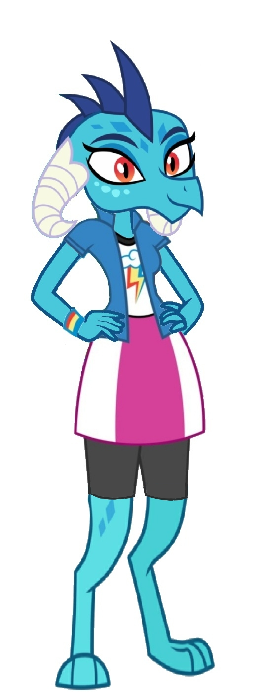 #3340946 - safe, artist:martizo, edit, princess ember, rainbow dash ...