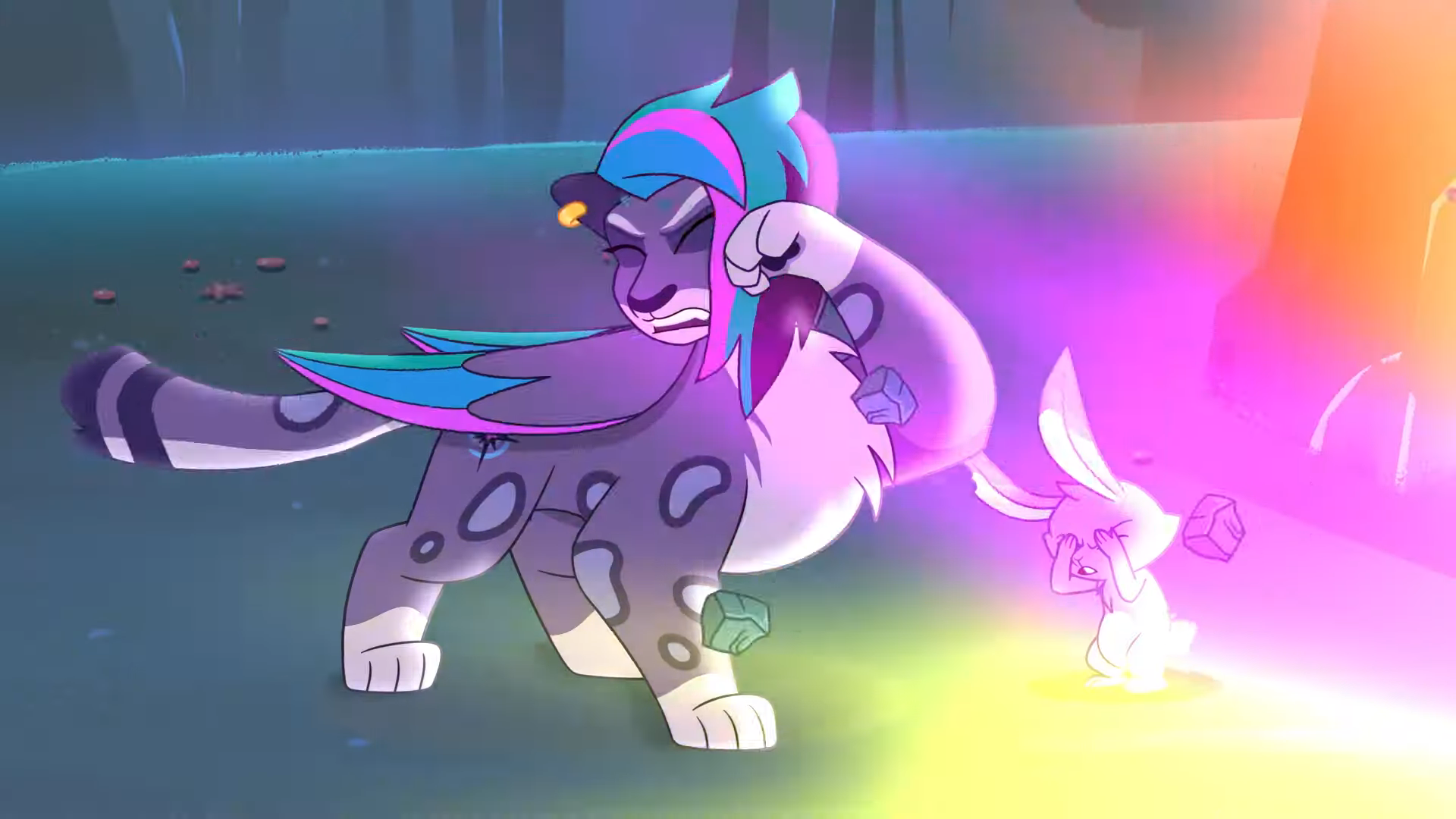 #3341646 - safe, screencap, allura, twitch (g5), big cat, leopard ...