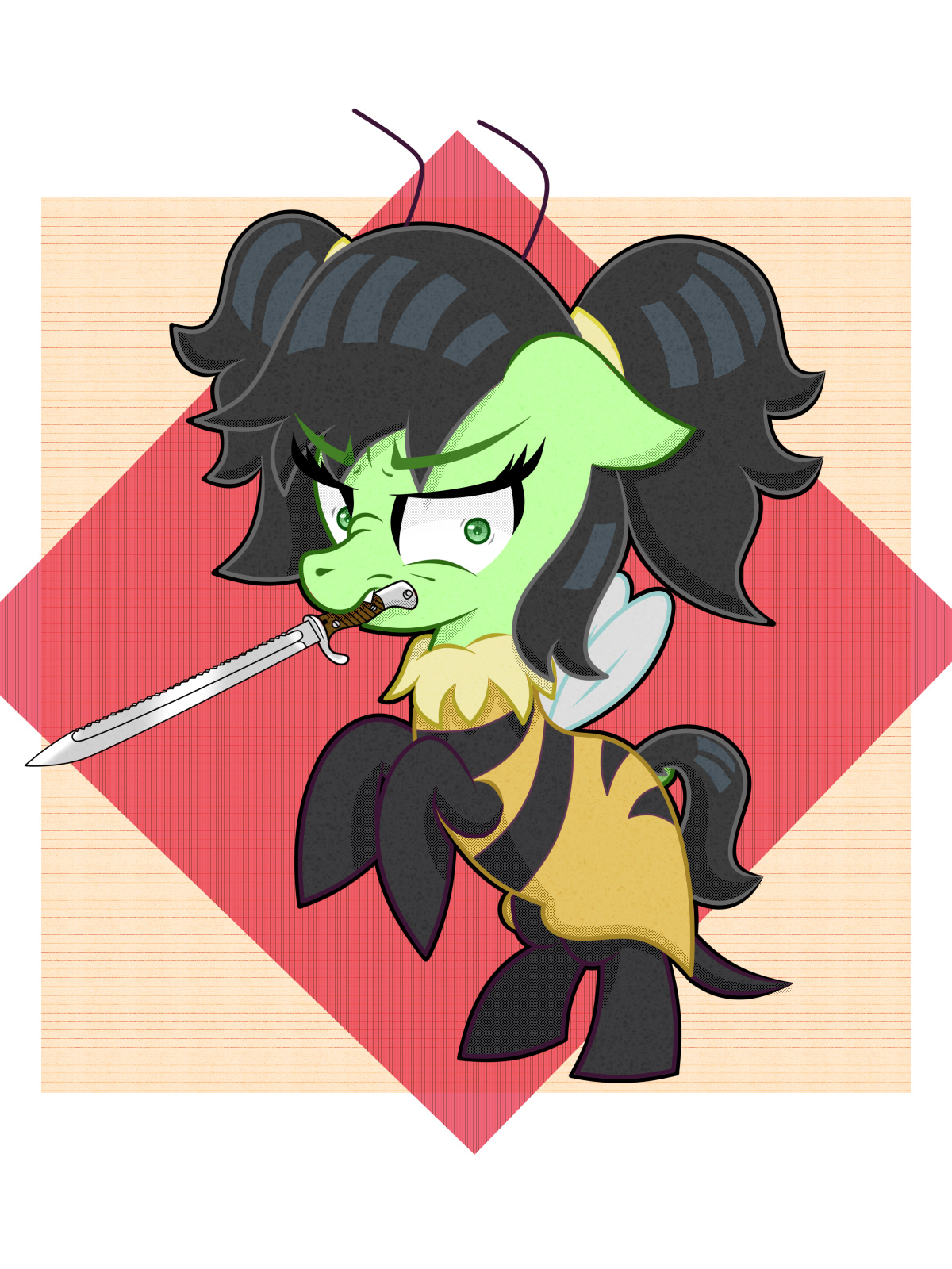 #3349245 - safe, oc, oc only, oc:filly anon, angry, female, filly ...