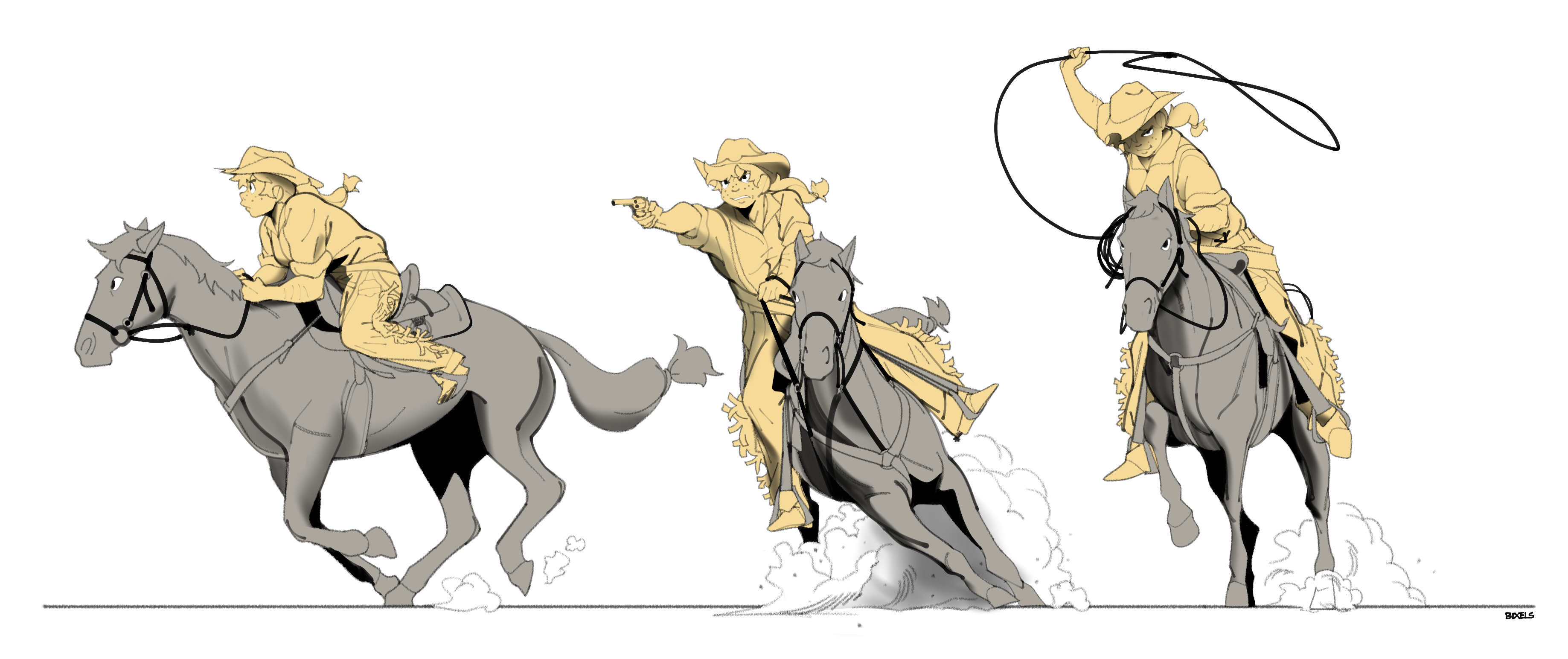 #3350463 - safe, artist:bixels, applejack, horse, human, the grand ...