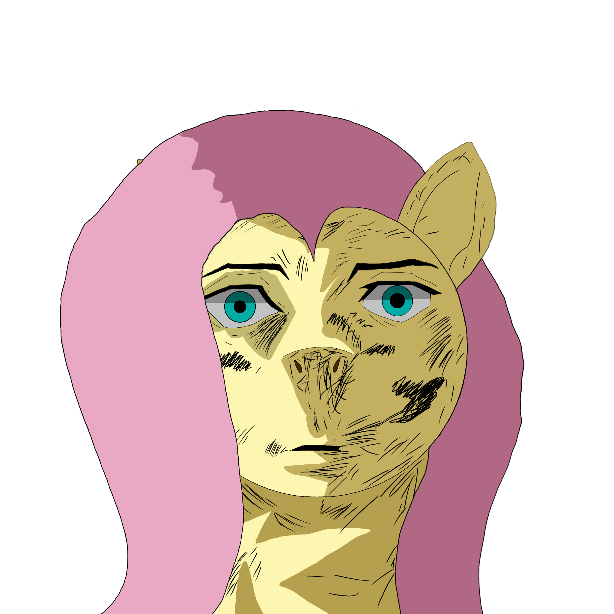 #3354236 - safe, artist:anythingpony, fluttershy, g4, high res, meme ...