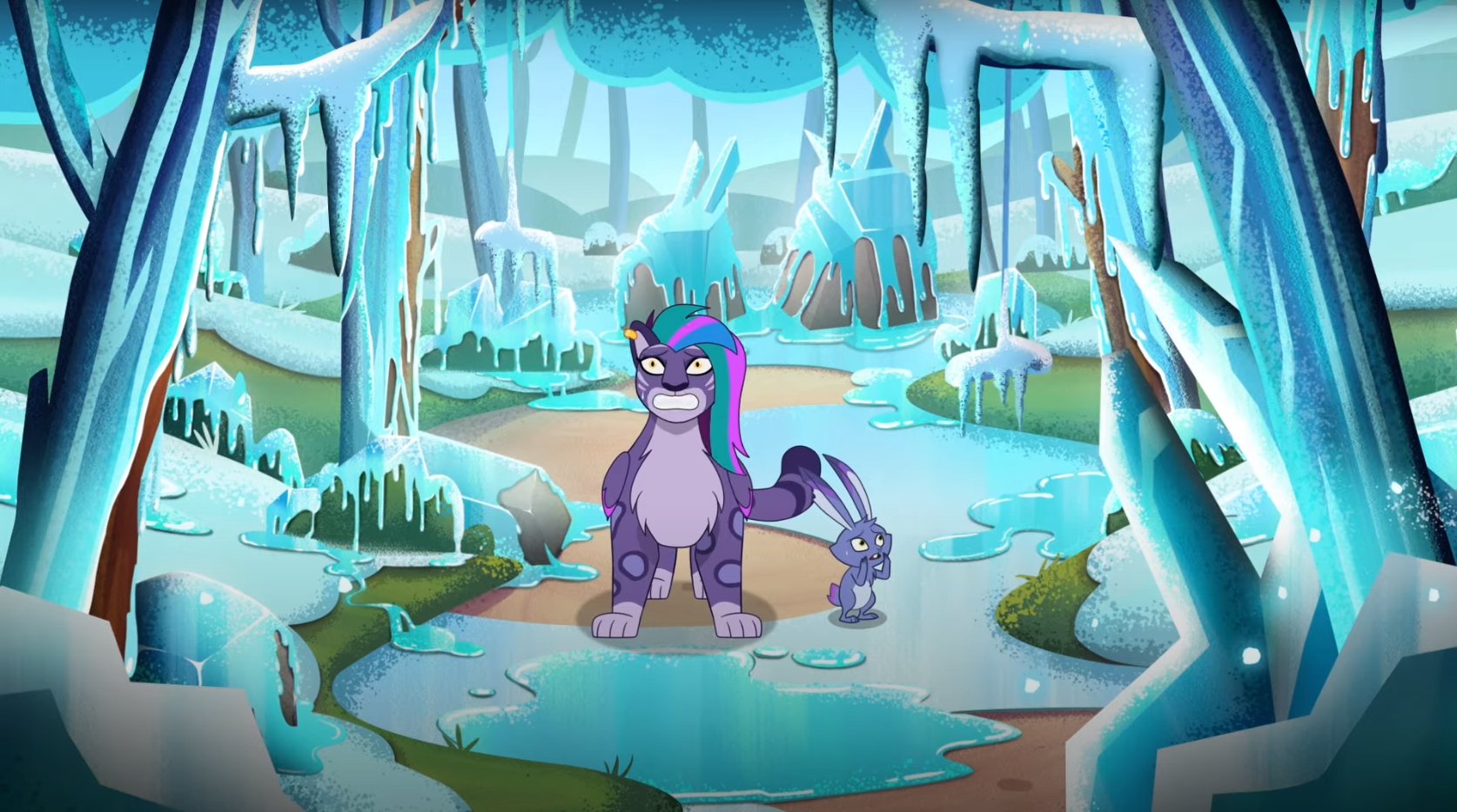 #3336846 - safe, screencap, allura, twitch (g5), aq bars, big cat ...