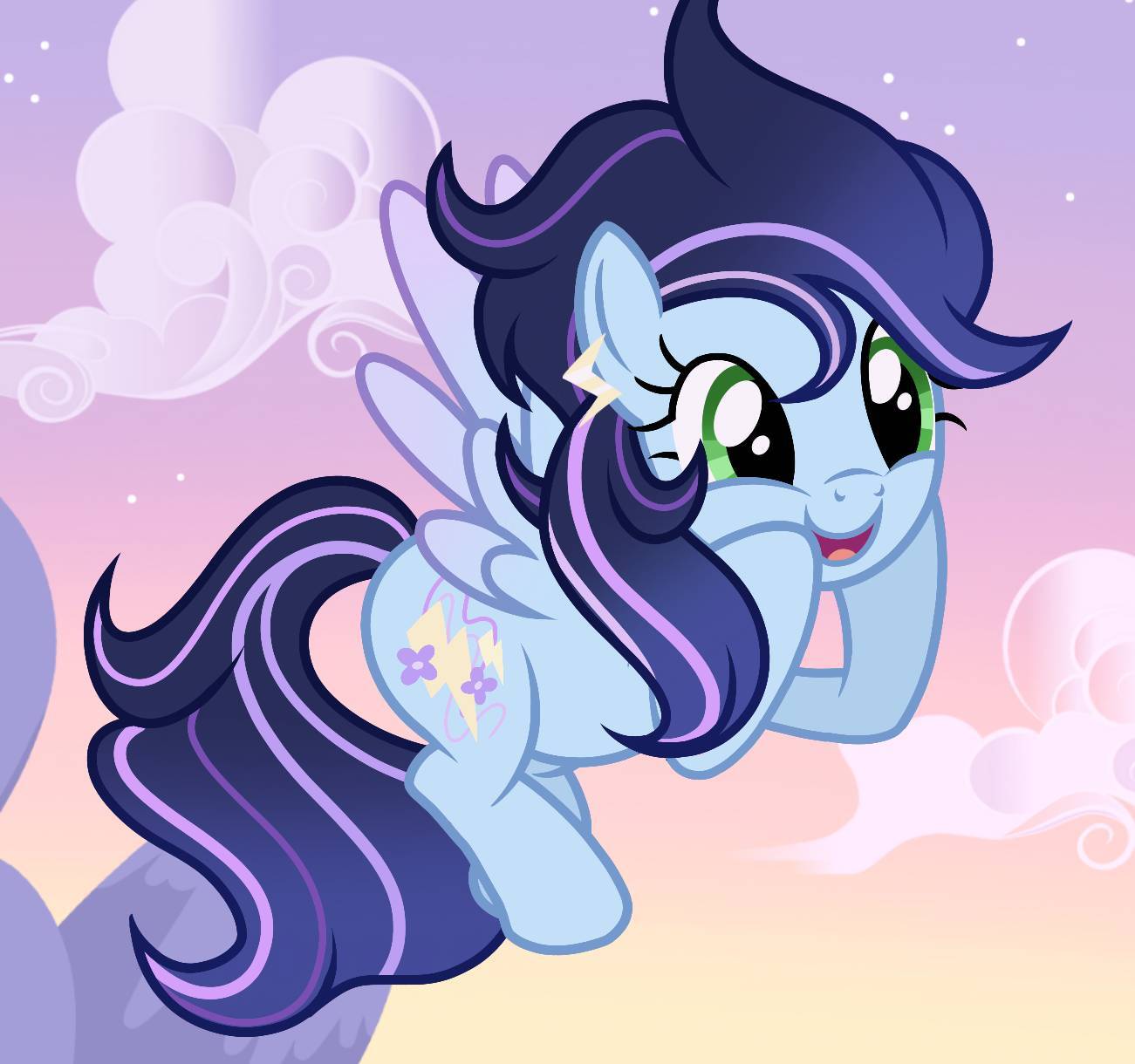 #3362281 - safe, artist:cstrawberrymilk, oc, oc only, unnamed oc, pegasus, pony, g4, cute ...