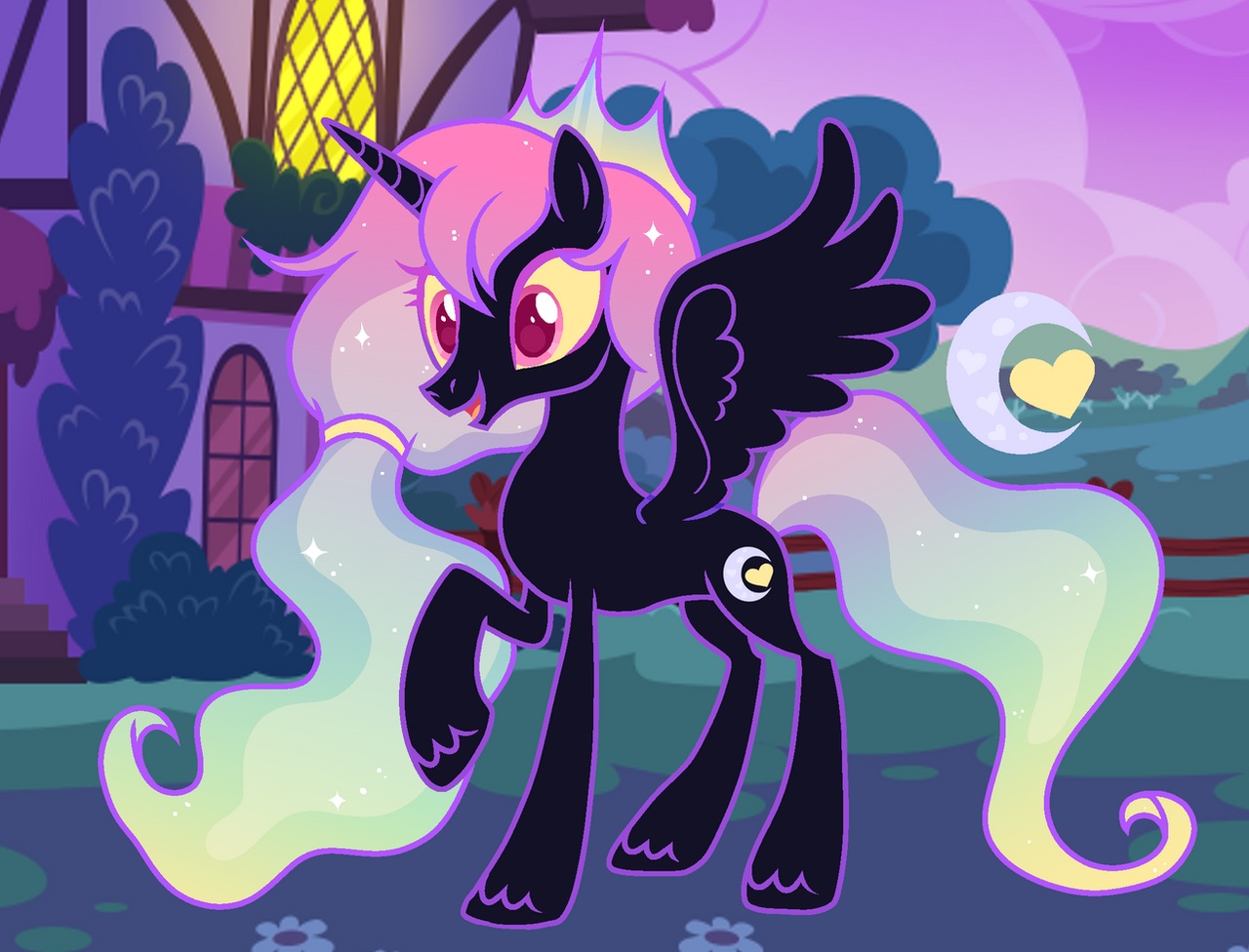 #3363005 - safe, artist:vi45, oc, oc only, alicorn, pony, adoptable ...