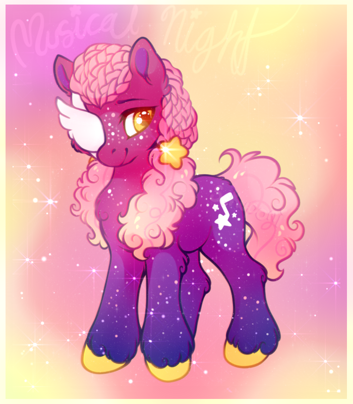 #3356023 - safe, artist:sekuponi, oc, oc:musical night, earth pony ...