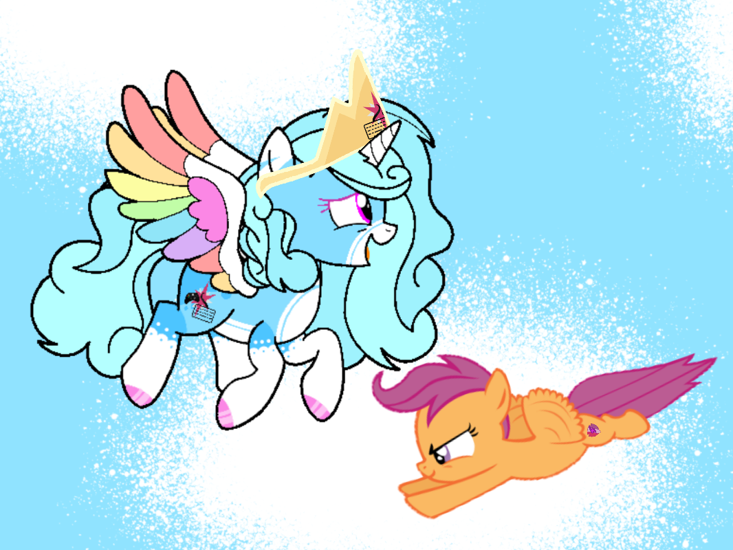 #3367768 - safe, artist:ariados4711, artist:jemimasparkle, artist:scootaloo24, scootaloo, oc, oc ...