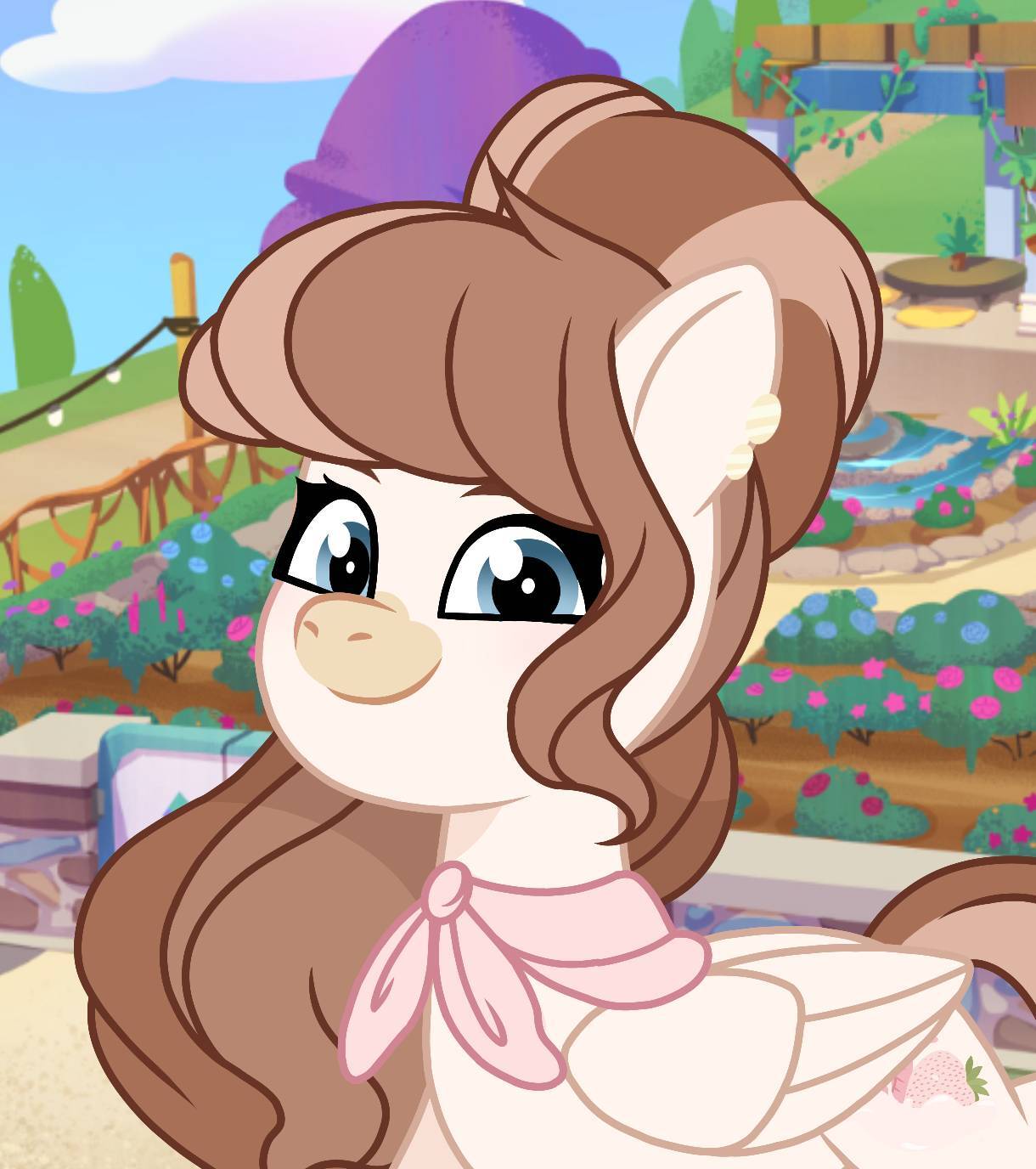 #3371060 - safe, artist:cstrawberrymilk, oc, oc only, oc:strawberry milk, pegasus, pony, g5, my ...