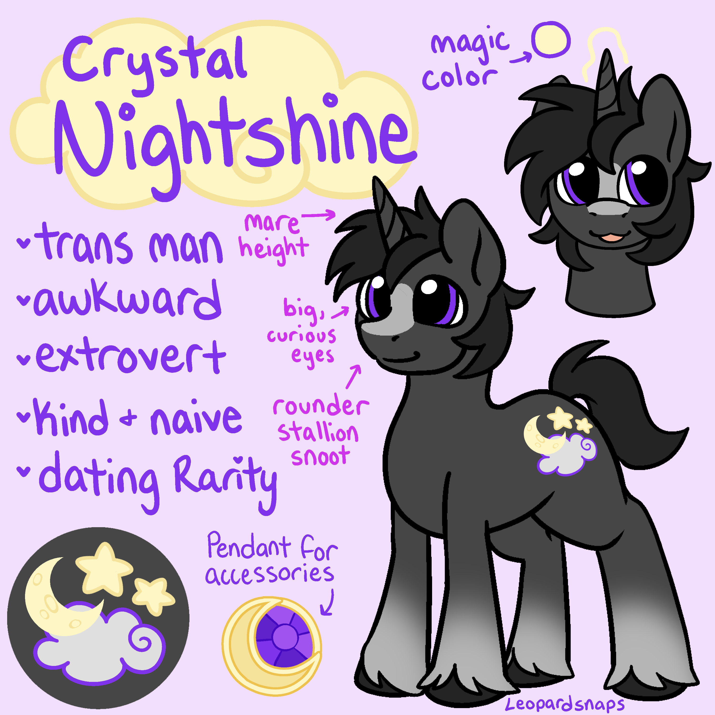 #3374200 - safe, artist:leopardsnaps, oc, oc only, oc:crystal ...