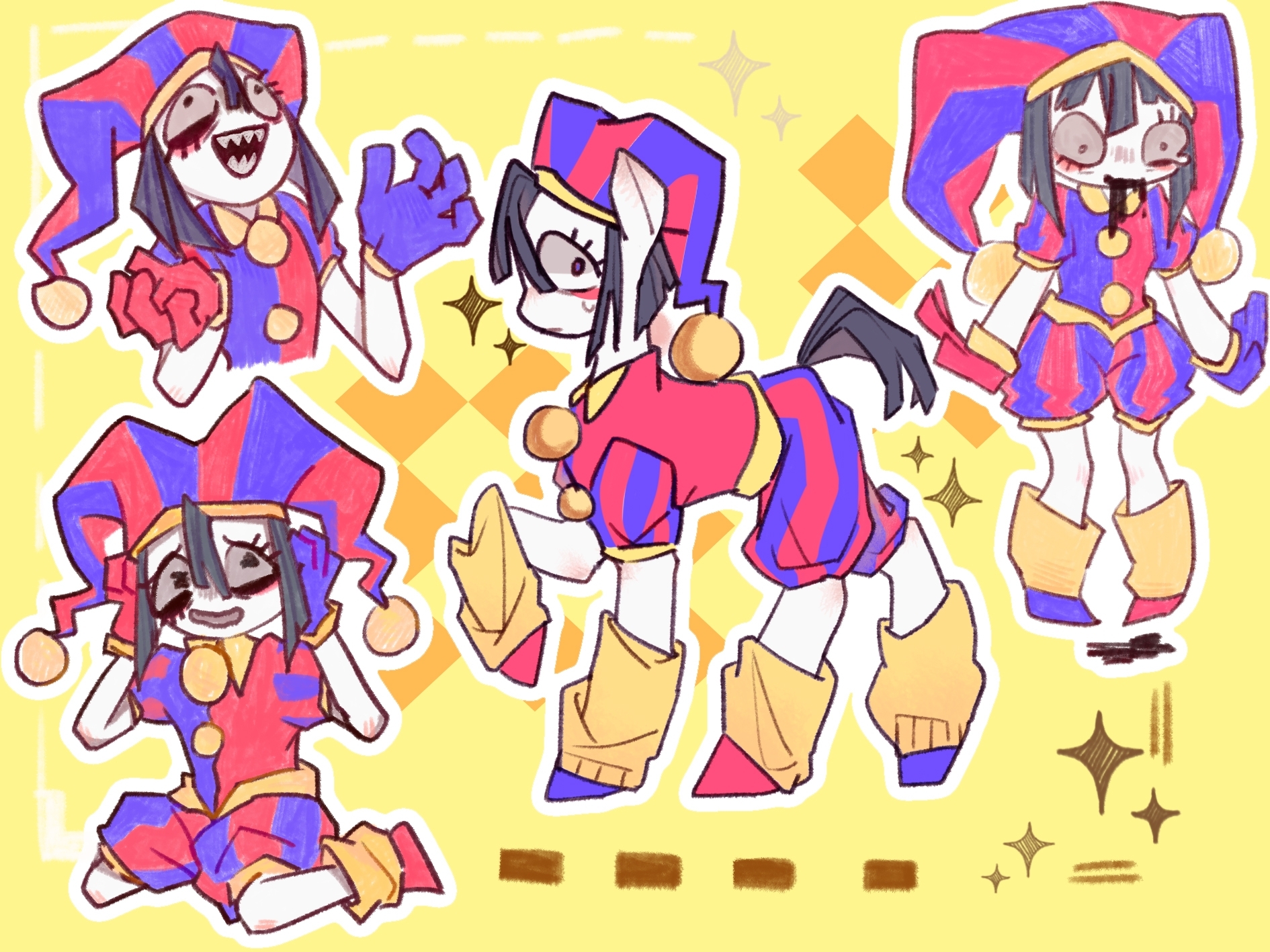 #3358652 - safe, artist:huiguirenkoupajiang233, earth pony, humanoid ...