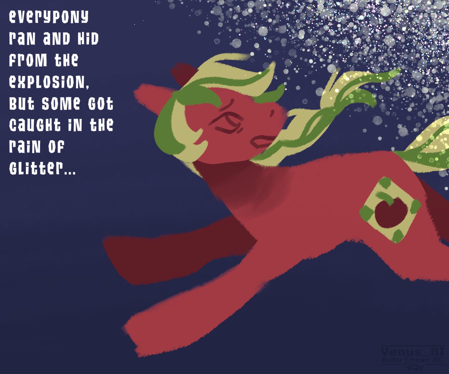 #3359897 - safe, artist:venus_ai_, part of a set, applejack (g3), earth ...