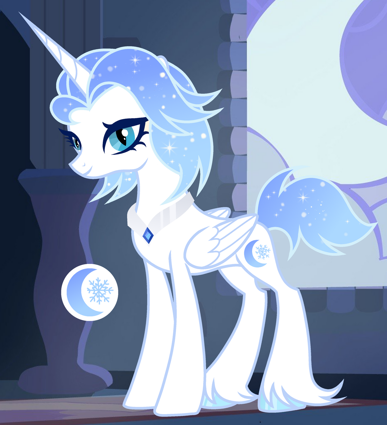 #3361035 - safe, artist:vi45, oc, oc only, alicorn, pony, concave belly, female, mare, slender ...