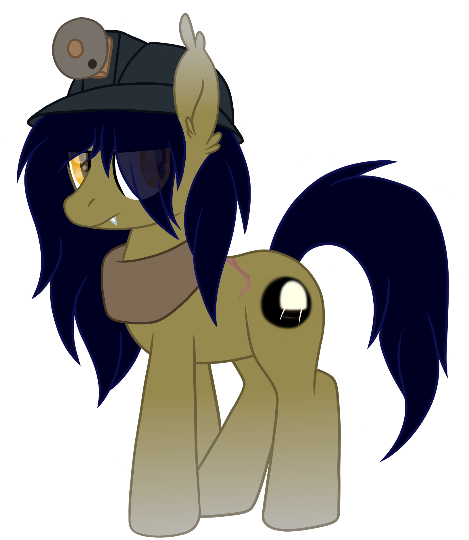 #3387241 - safe, artist:ponkus, oc, oc only, oc:sluice, bat pony, earth pony, hybrid, pony ...