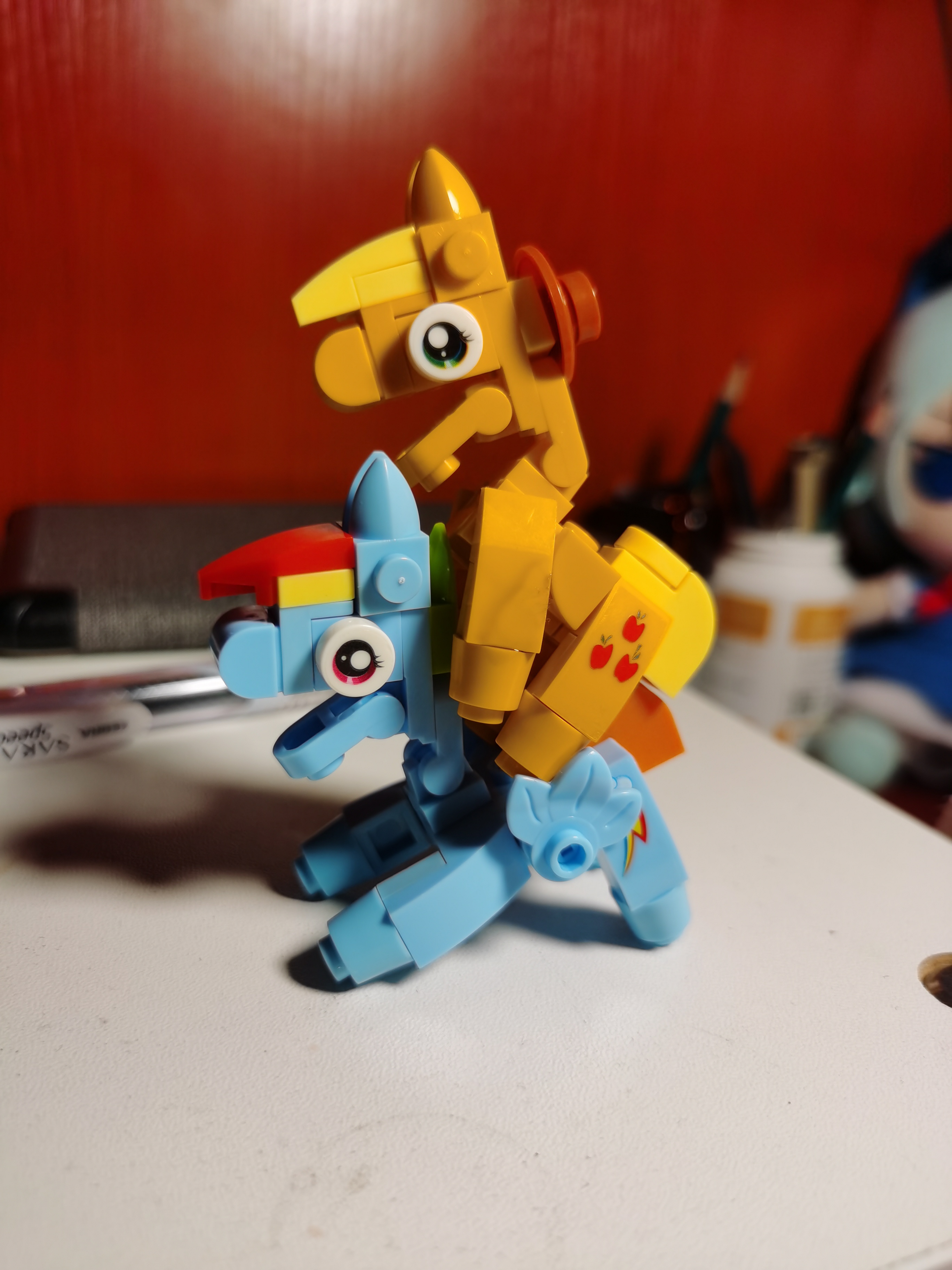 #3388491 - safe, applejack, rainbow dash, earth pony, pegasus, pony, g4 ...