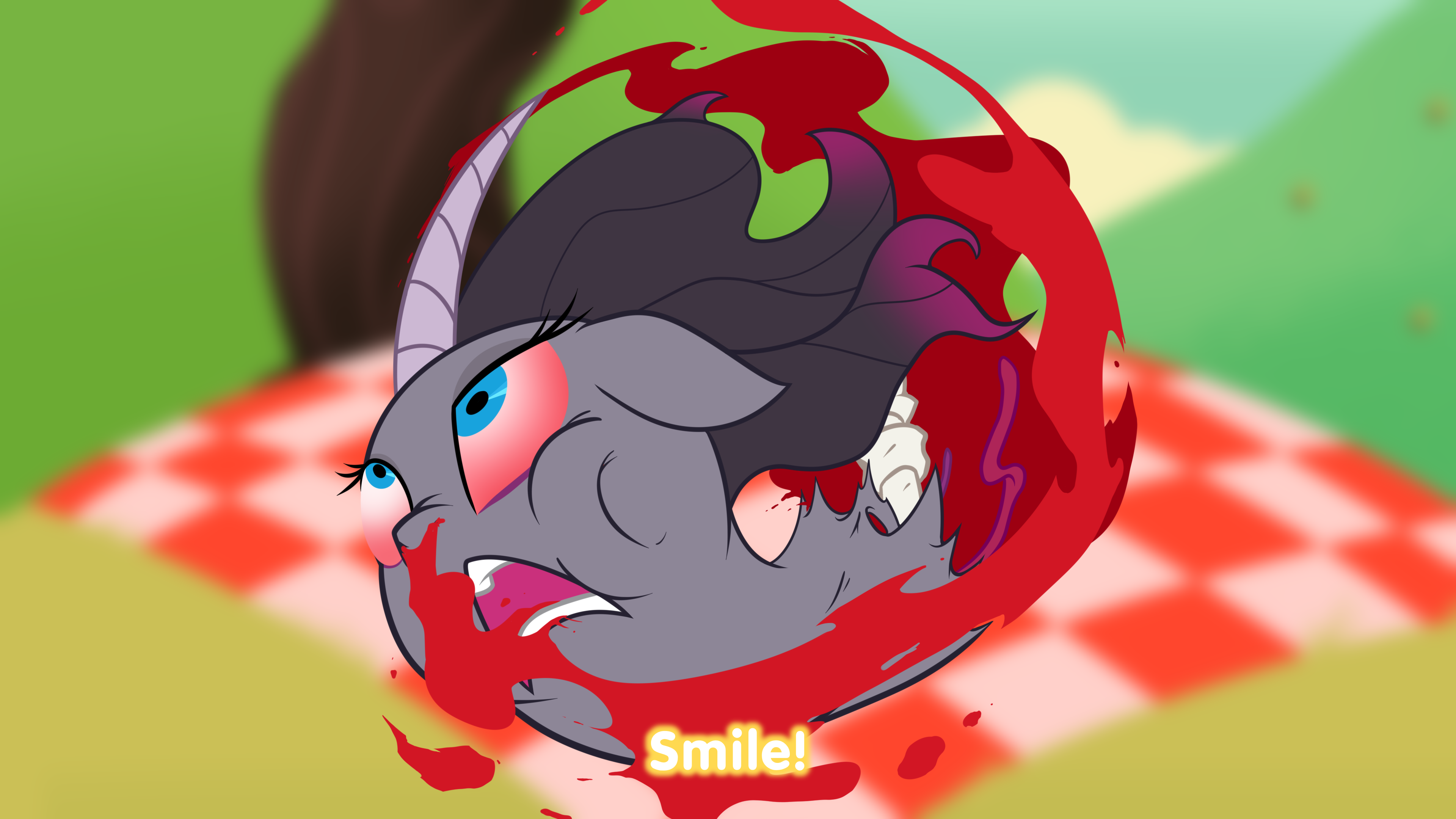 #3389809 - grimdark, grotesque, artist:hitsuji, oleander (tfh), unicorn ...