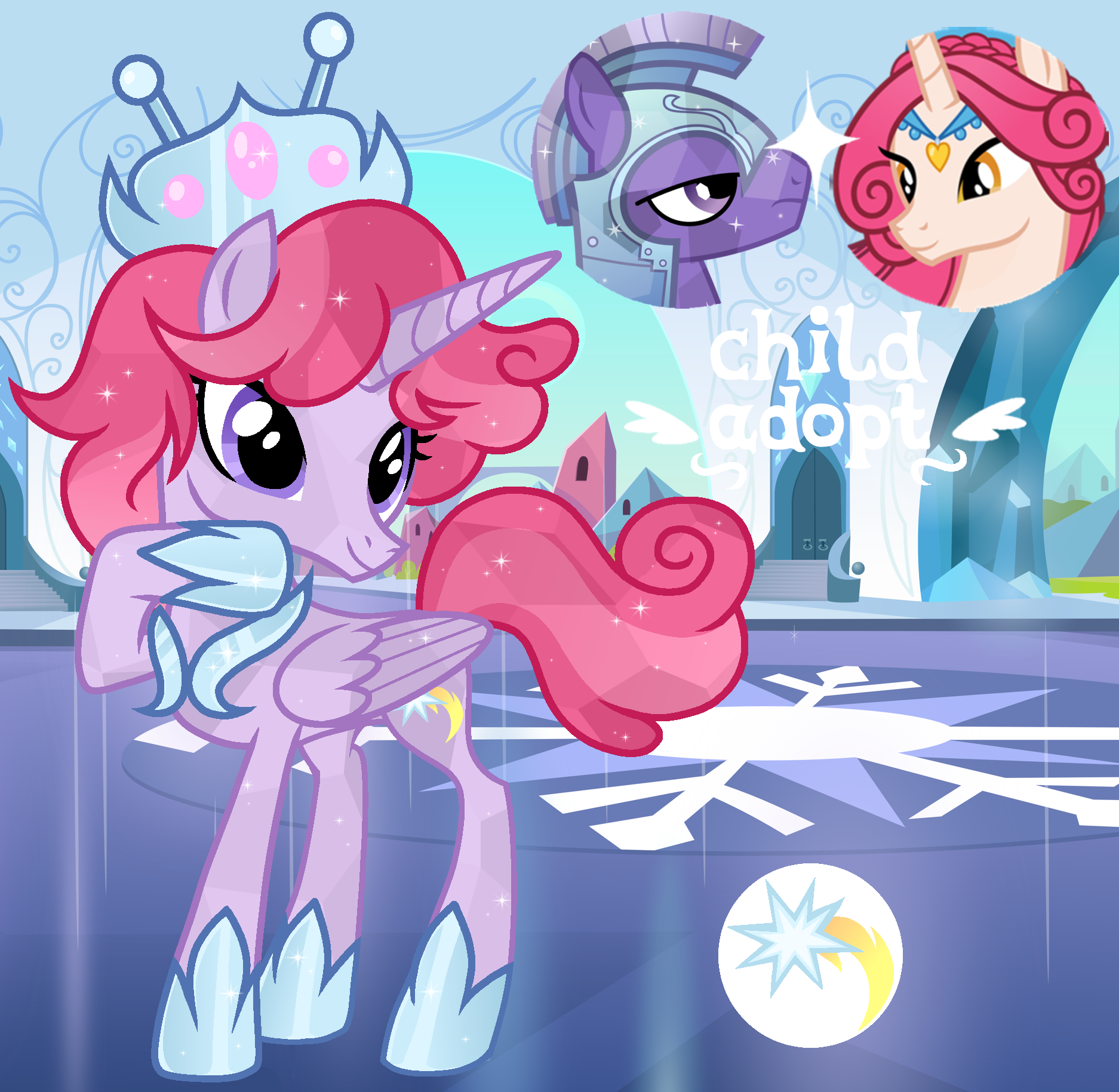 #3392059 - safe, artist:vi45, amethyst stone, princess amore, oc ...