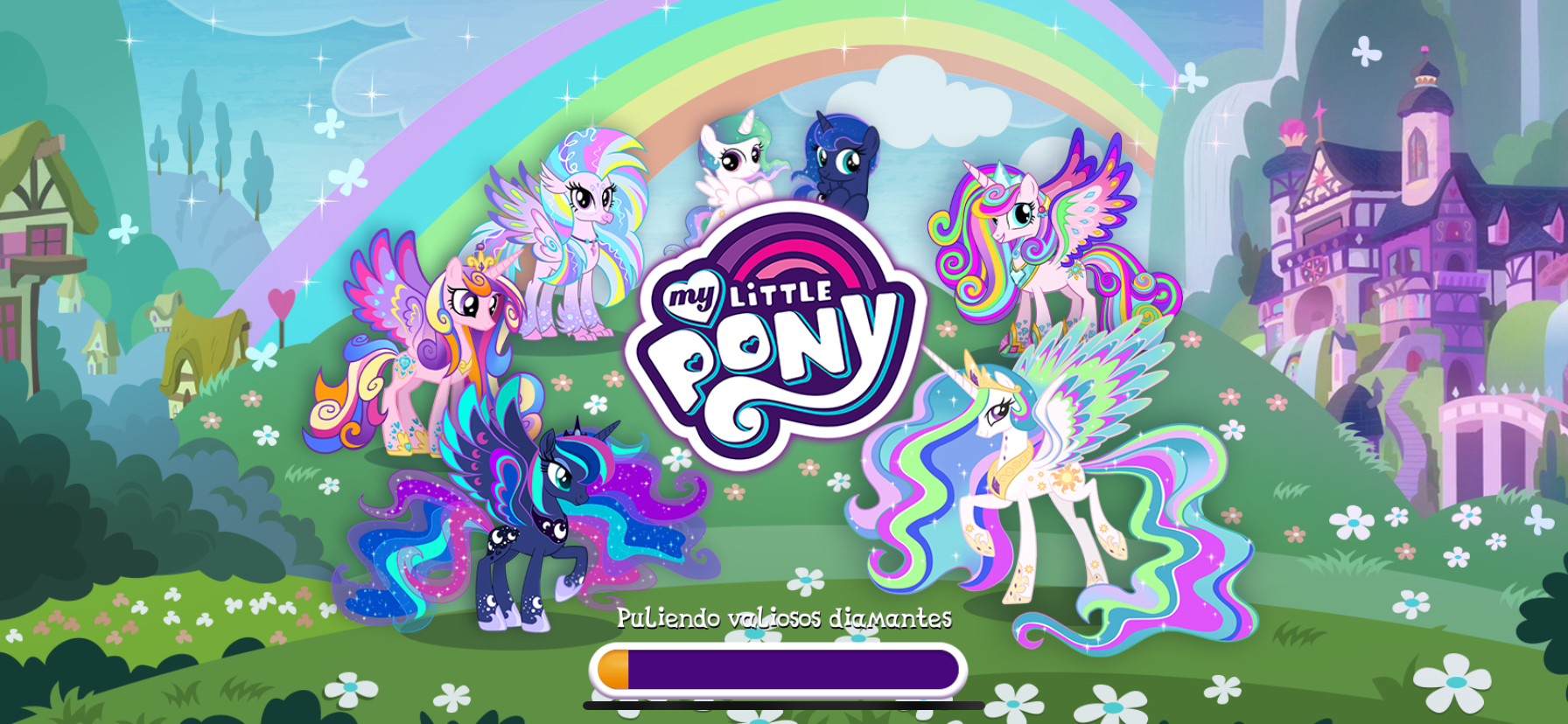 #3376649 - safe, gameloft, princess cadance, princess celestia ...