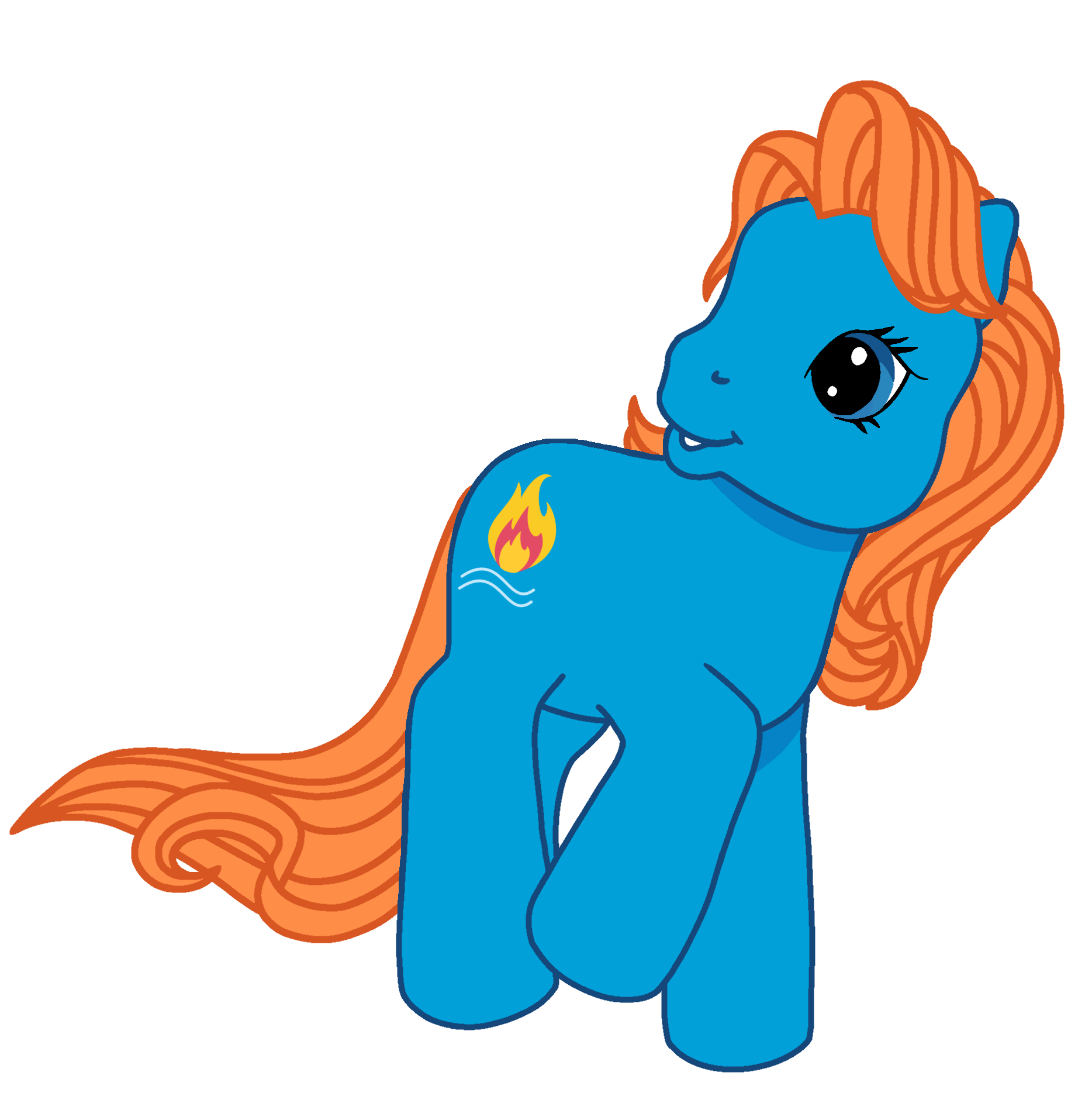 #3376690 - safe, artist:lizzmcclin, waterfire, earth pony, g3, female ...