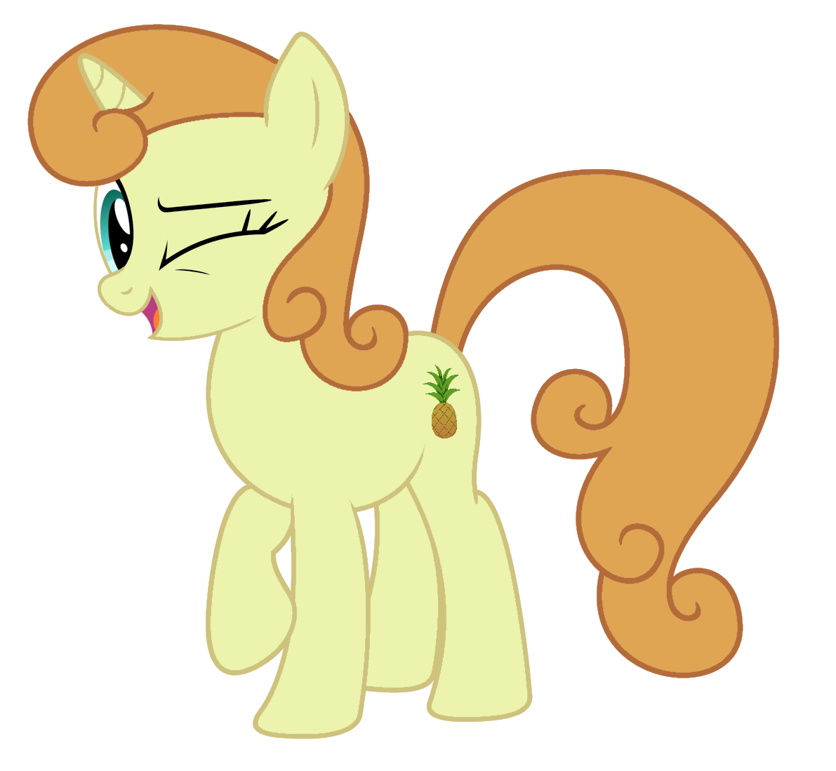 #3377435 - safe, artist:bluemeganium, edit, vector edit, tropical ...