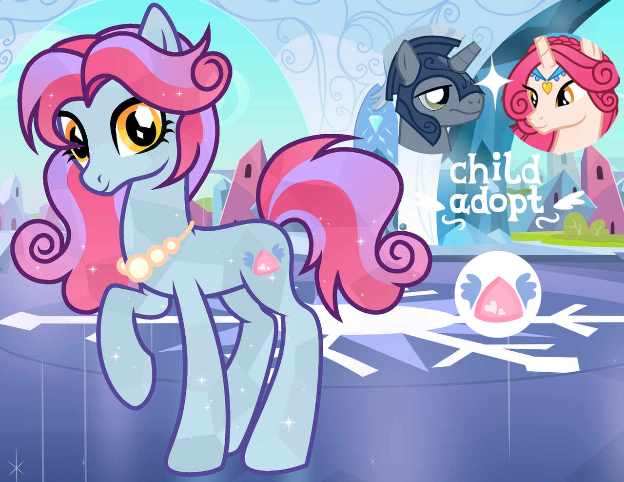 #3379099 - safe, artist:vi45, princess amore, crystal pony, pony, g4 ...