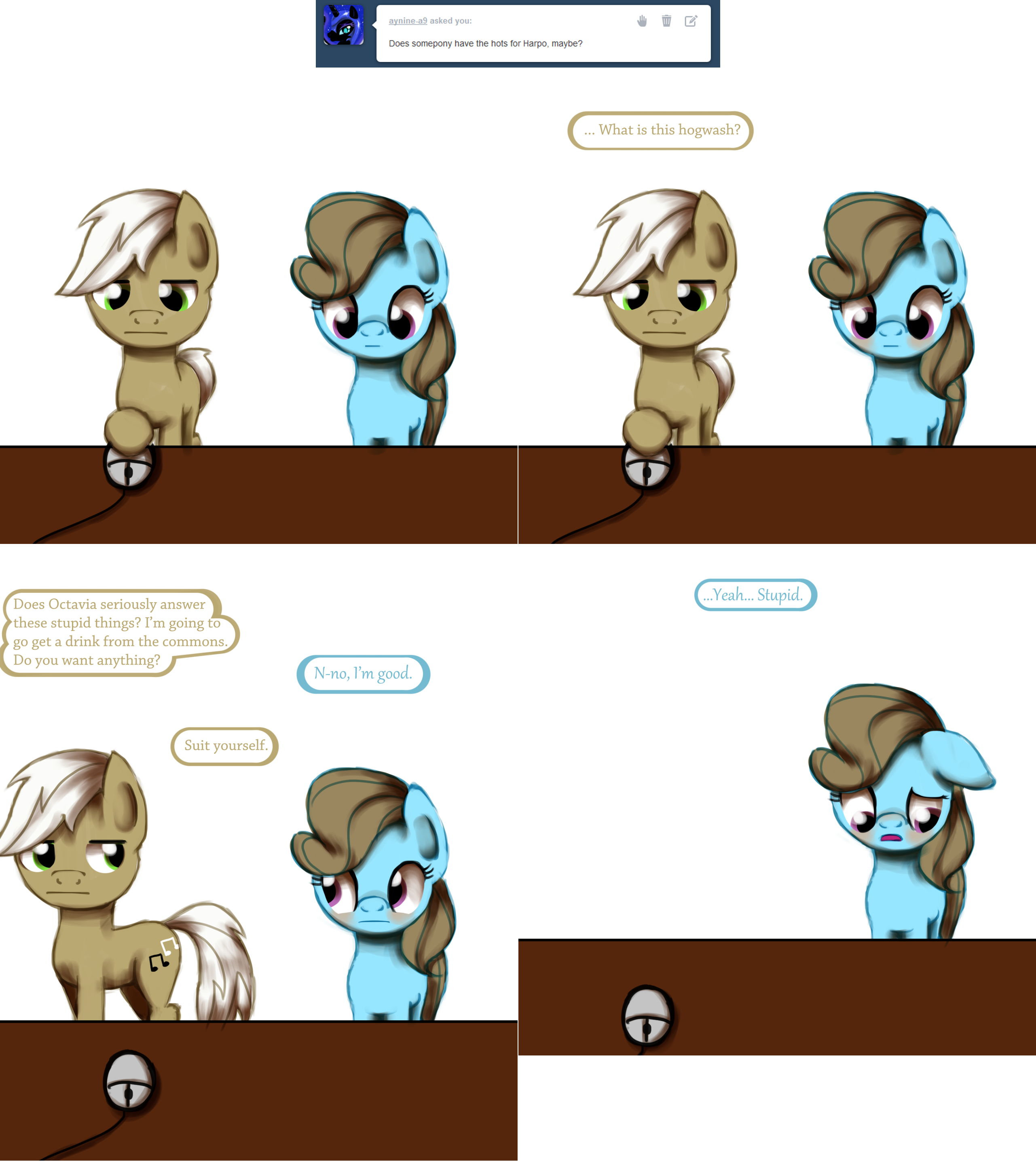 #3403278 - safe, artist:esuka, beauty brass, frederic horseshoepin ...