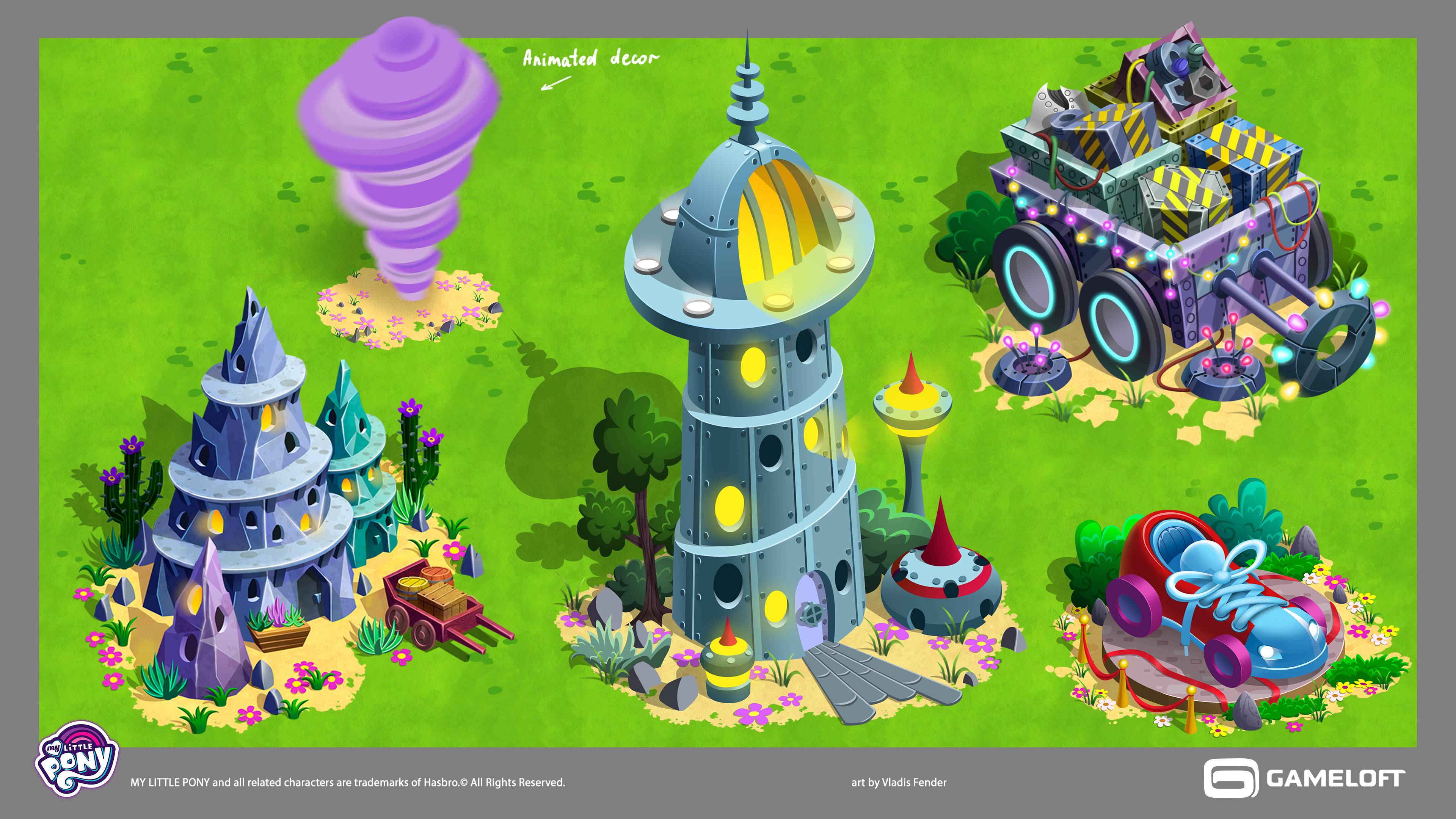 #3404306 - safe, artist:vladisfender, gameloft, g4, my little pony ...