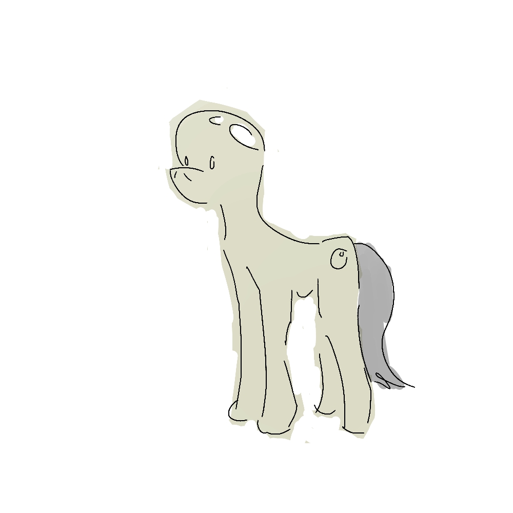 #3405722 - safe, artist:anonymous, oc, oc only, pony, bald, solo ...