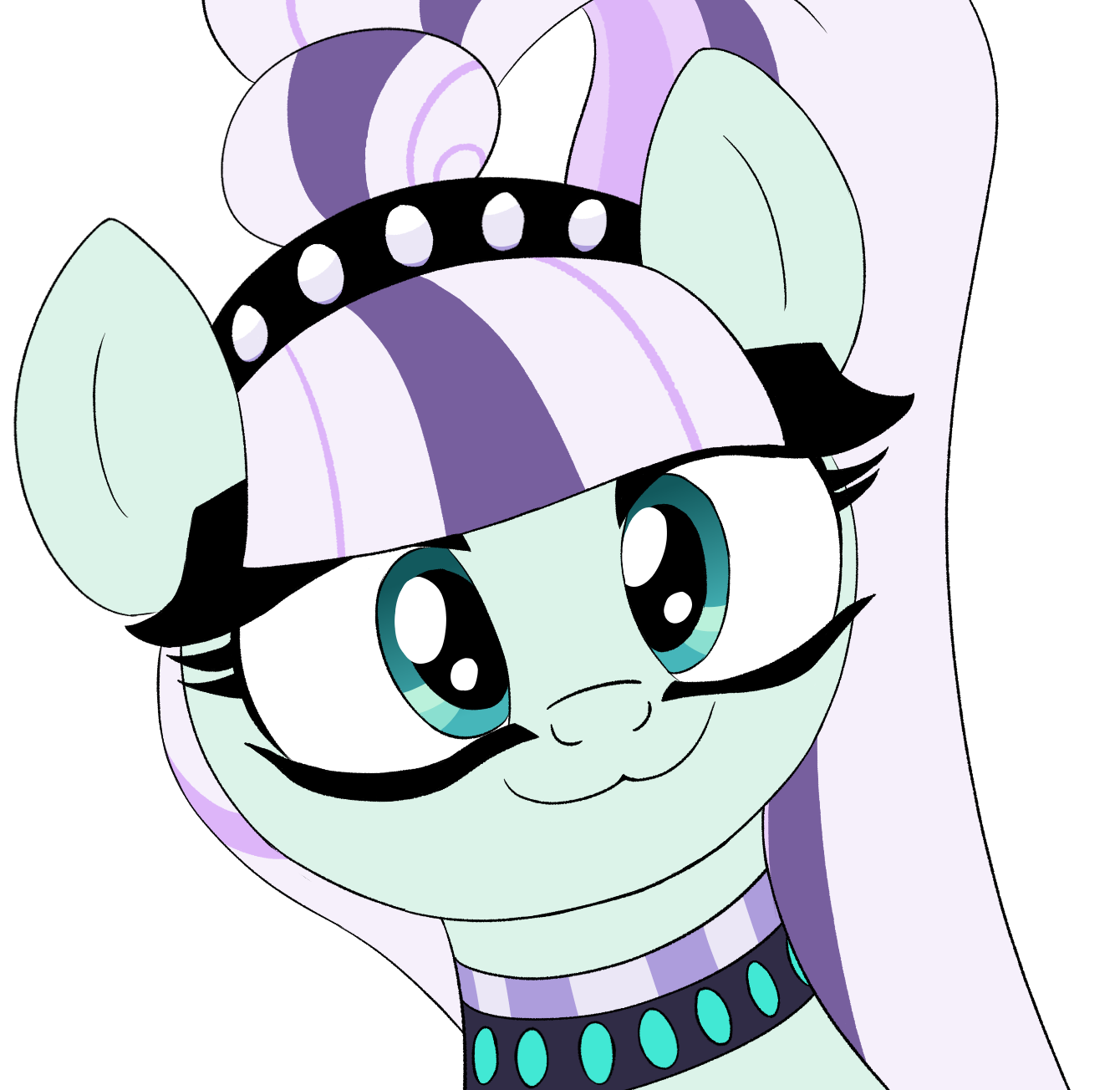 #3408390 - safe, artist:ligmire, coloratura, earth pony, pony, g4, :3 ...